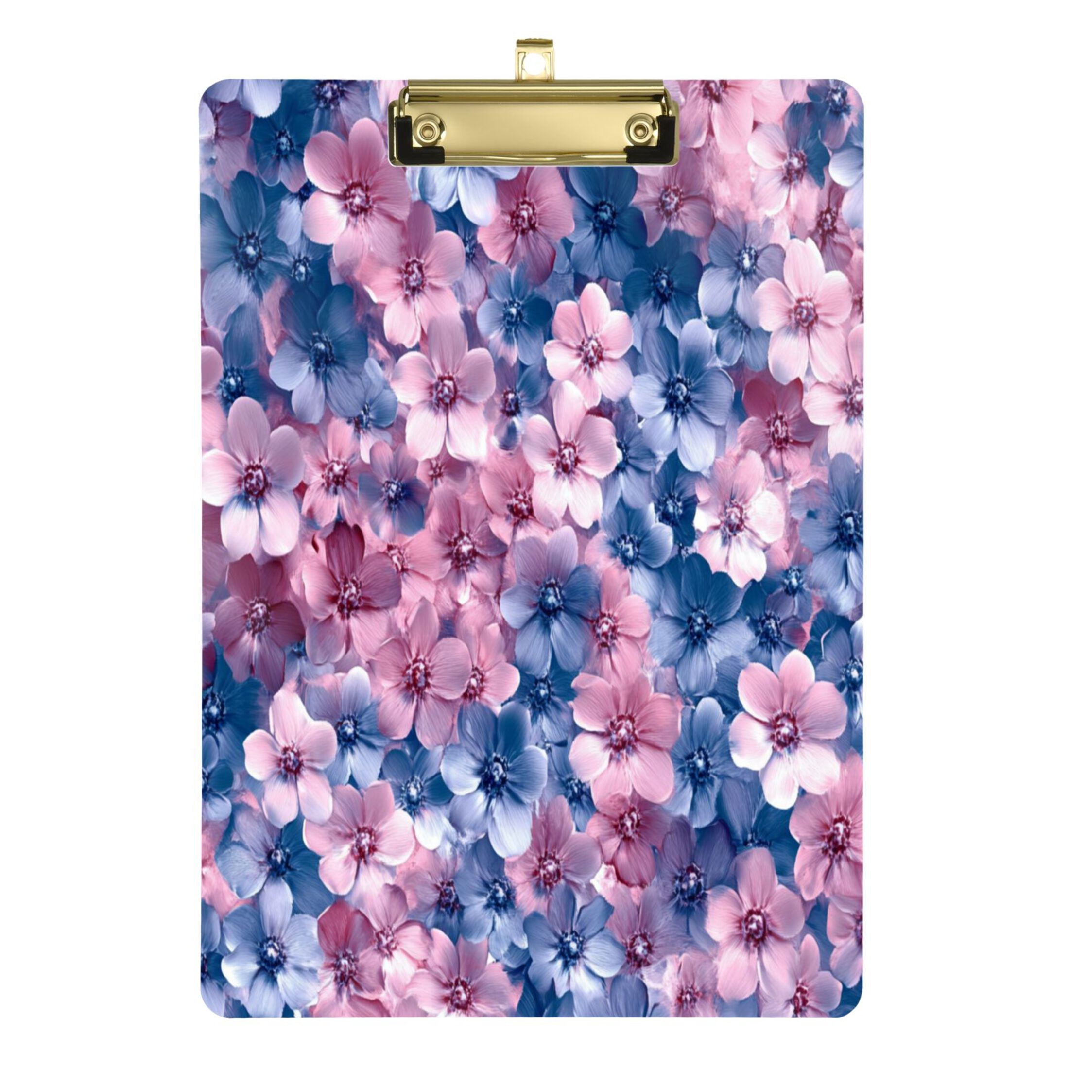 Acrylic Writing Tablet,Fluffy Flowers12.5"×9"Rectangular One-sided ...