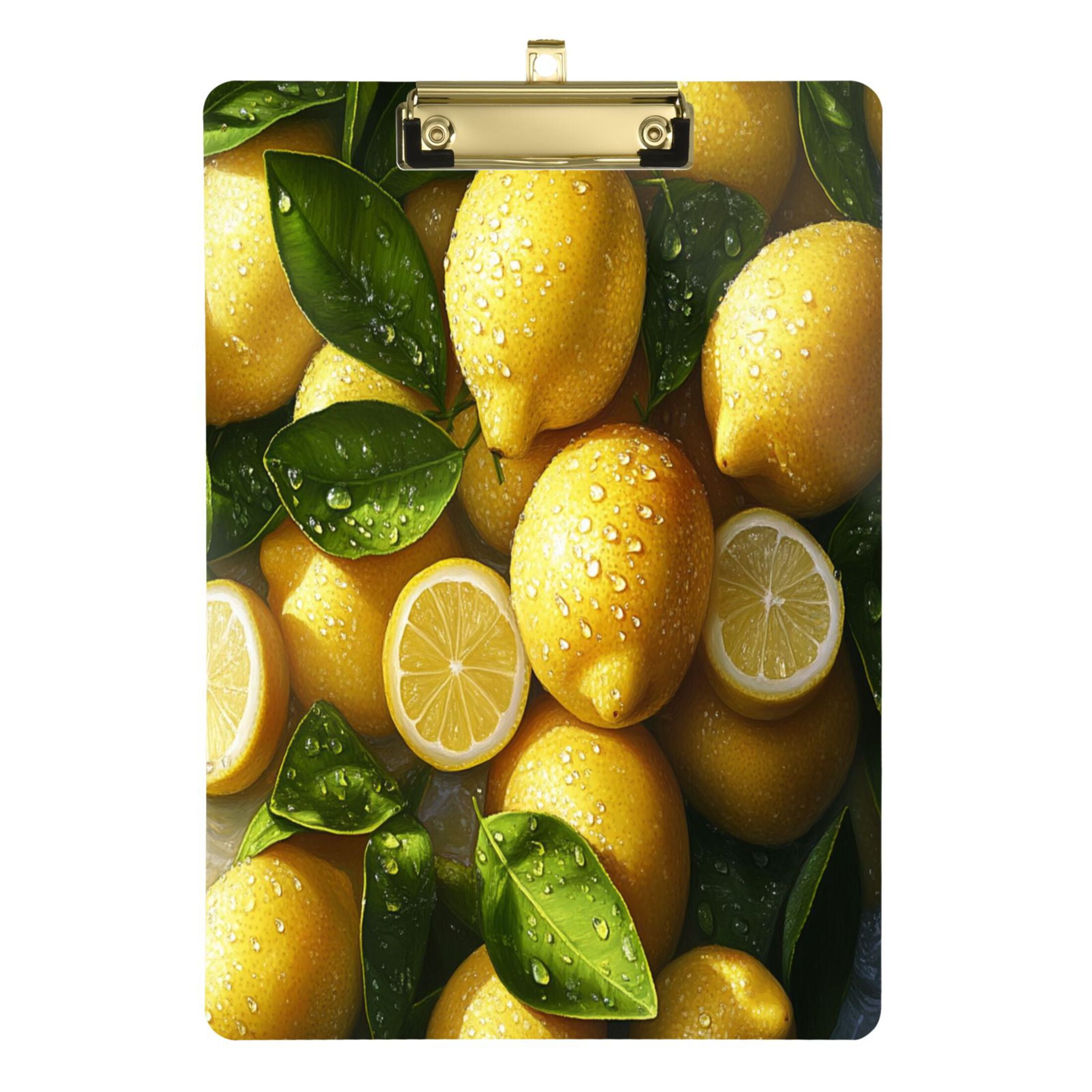 Acrylic Writing Tablet,So Many Lemons12.5"×9"Rectangular One-sided ...
