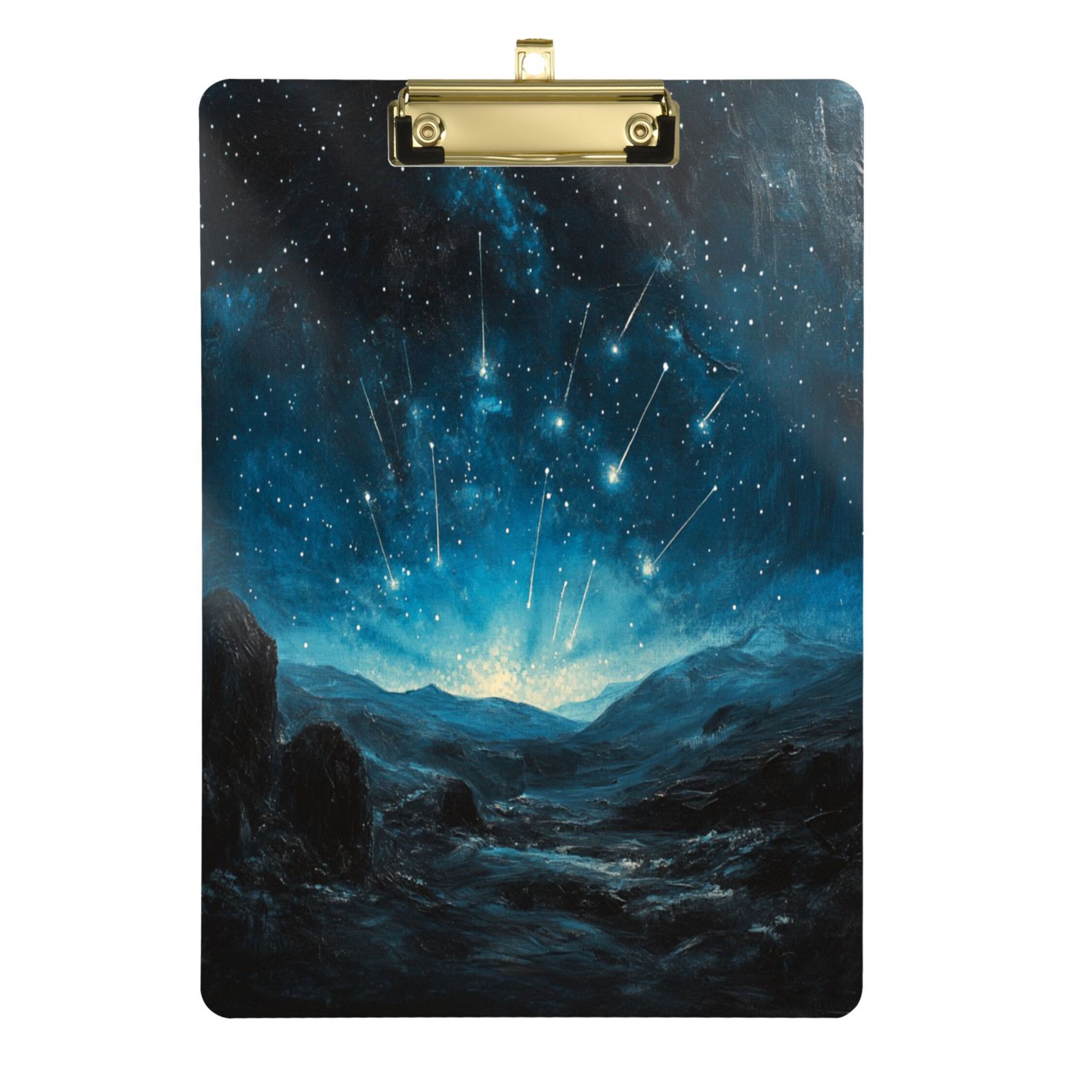Acrylic Writing Tablet,Starry Sky12.5"×9"Rectangular One-sided Printed ...