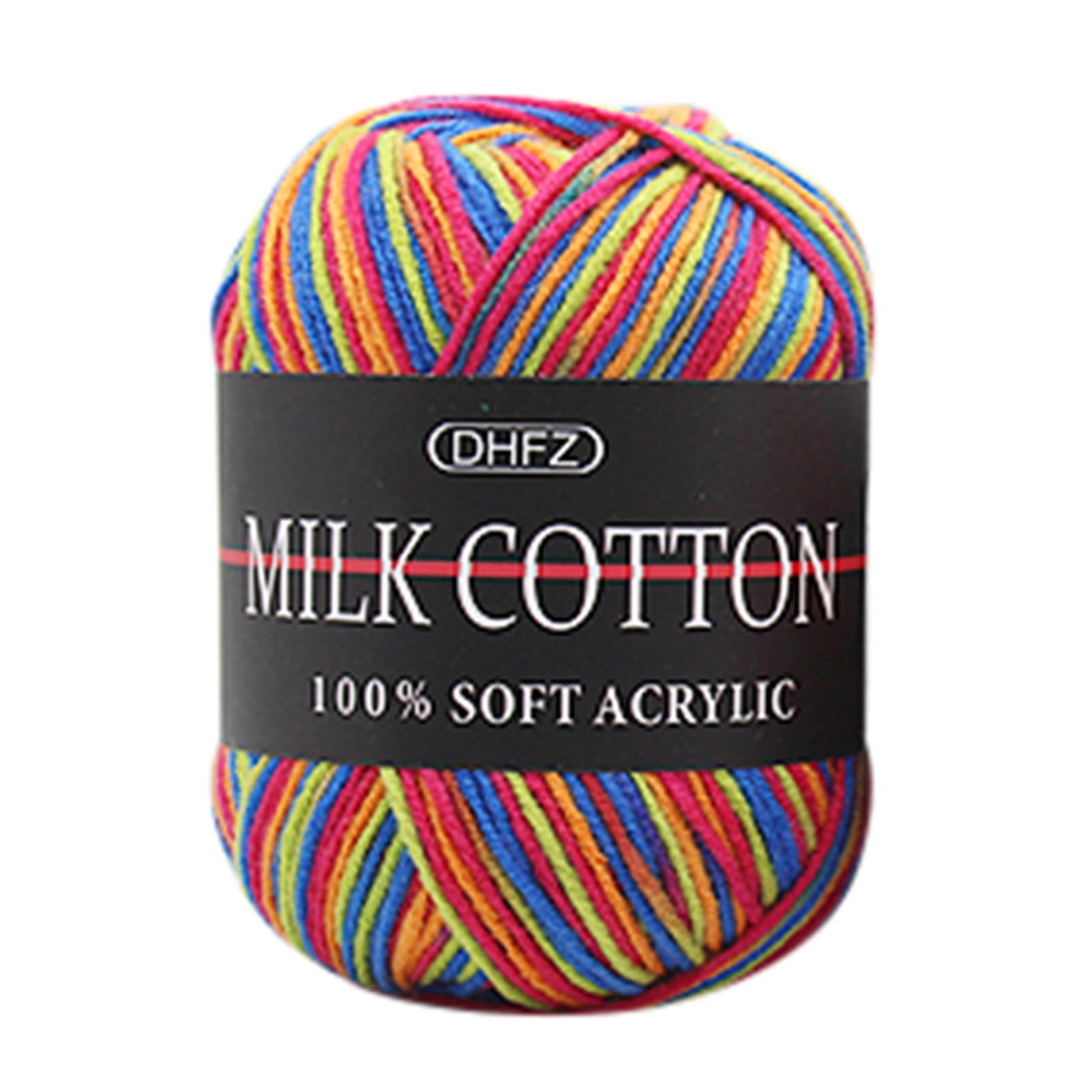 Acrylic Yarn for Crochet/Knitting, Colorful Gradient Yarn Thread ...