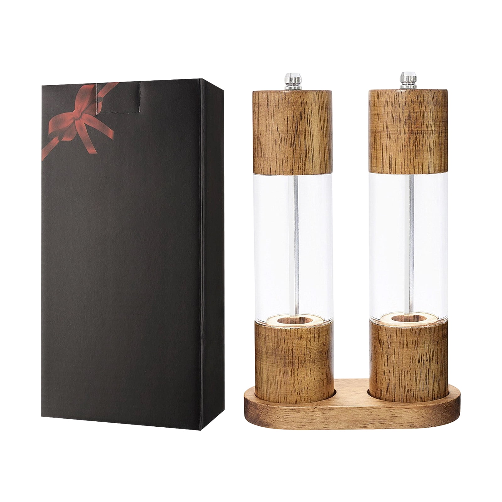 Acrylic and Wood Manual Grinder for Peppercorns Szechuan Pepper Sea ...