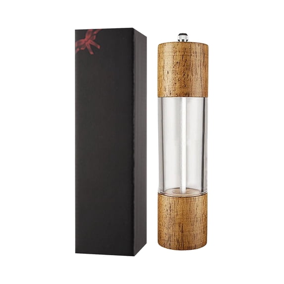 Acrylic and Wood Manual Grinder for Peppercorns Szechuan Pepper Sea ...