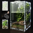 Acrylic crawler box customized transparent feeding box spider ...