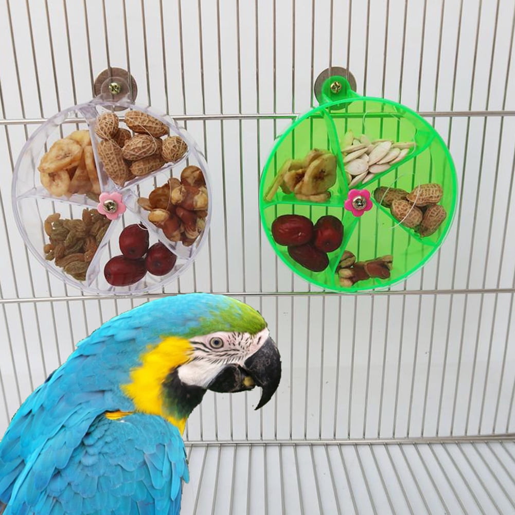 acrylic-foraging-wheel-pet-parrot-rotatable-bite-resistant-puzzle-toy