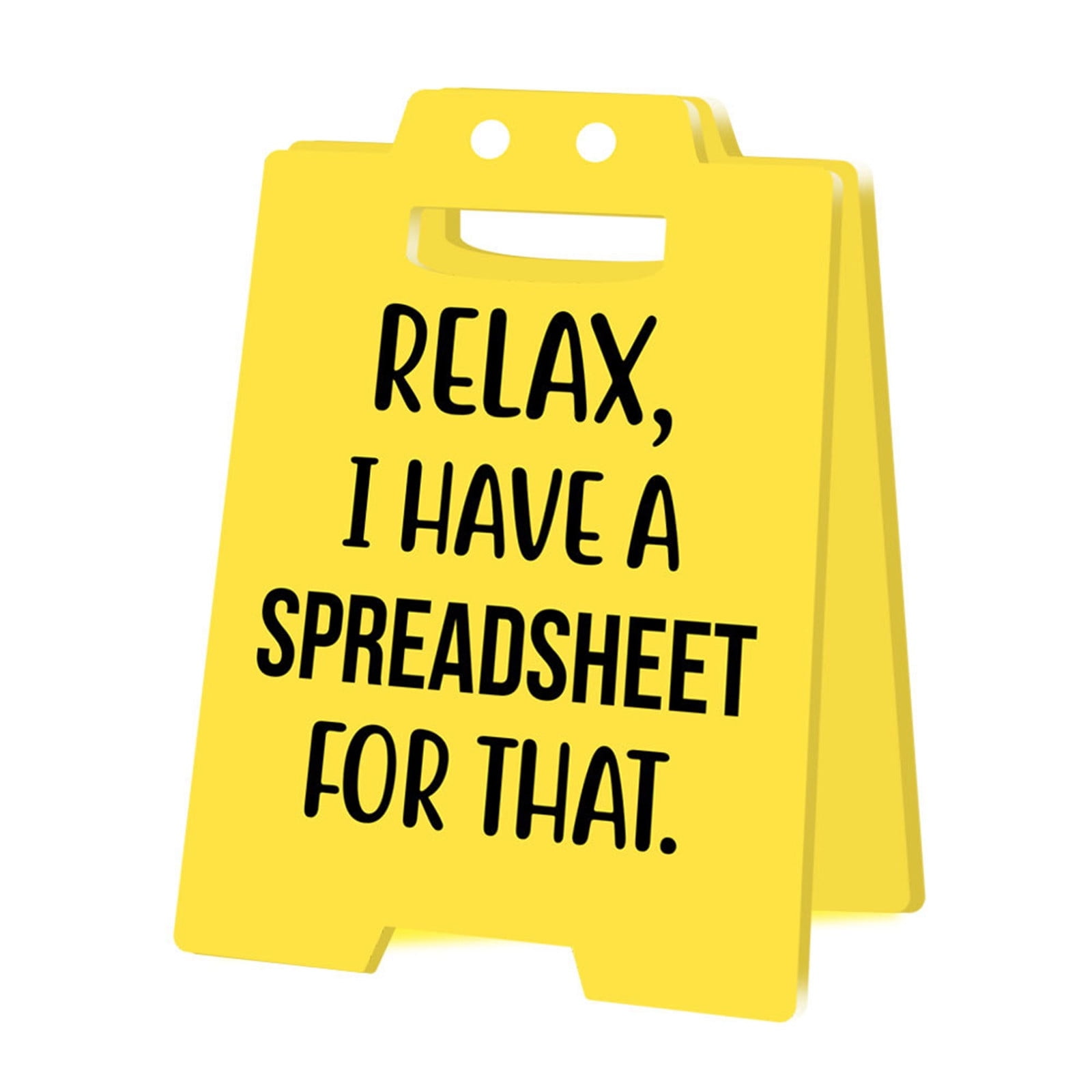 Acrylic inspirational office desk sign, new office prank fun colleague ...