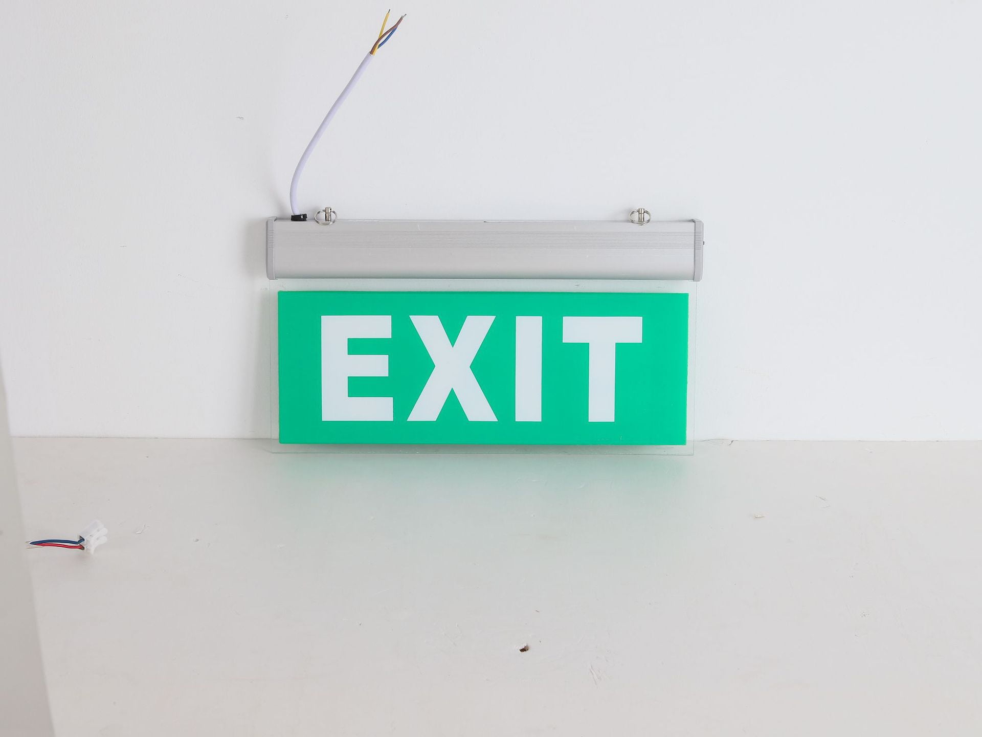 Acrylic tag fire indicator light floor safety exit one-way arrow ...