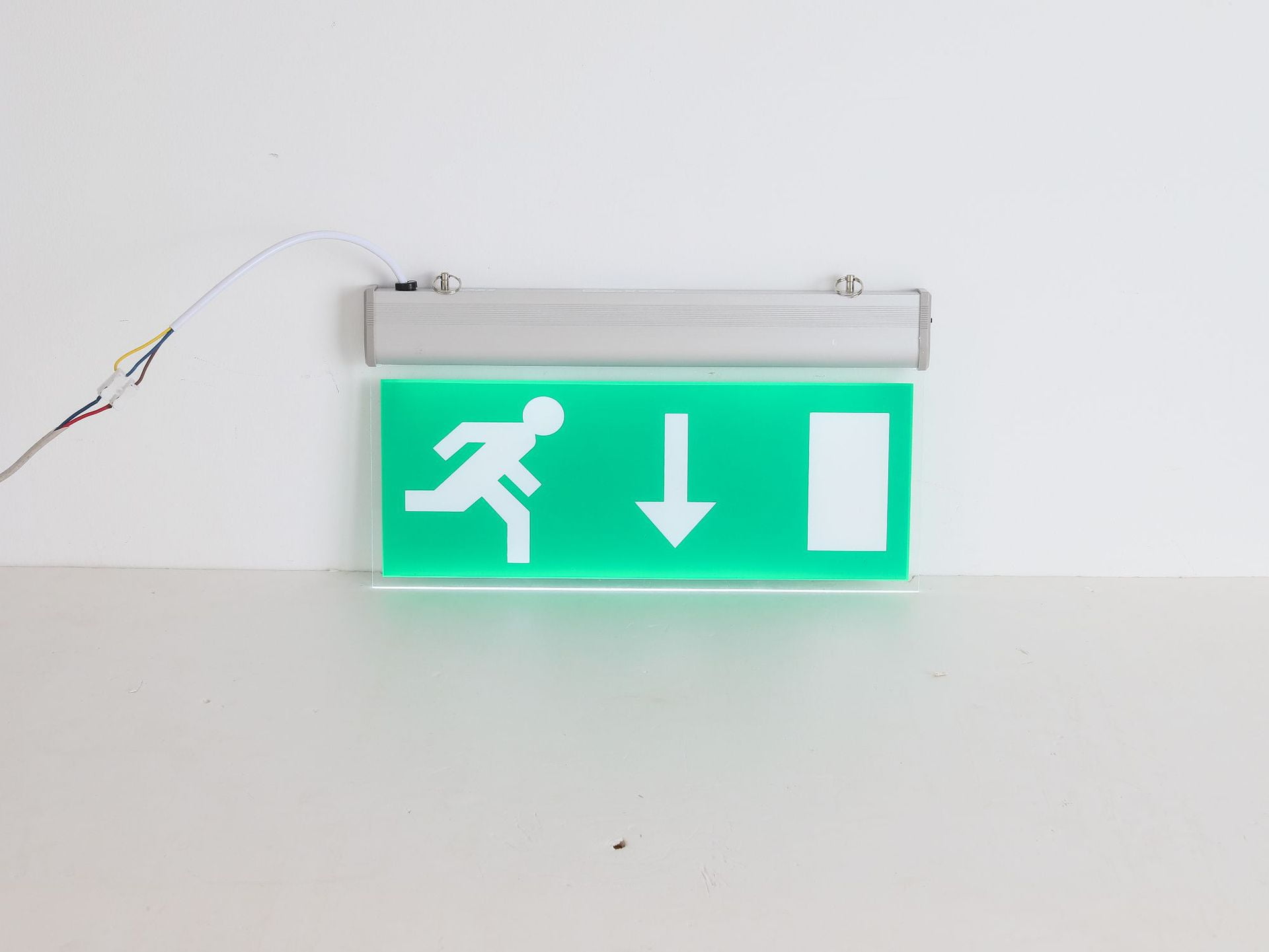 Acrylic tag fire indicator light floor safety exit one-way arrow ...