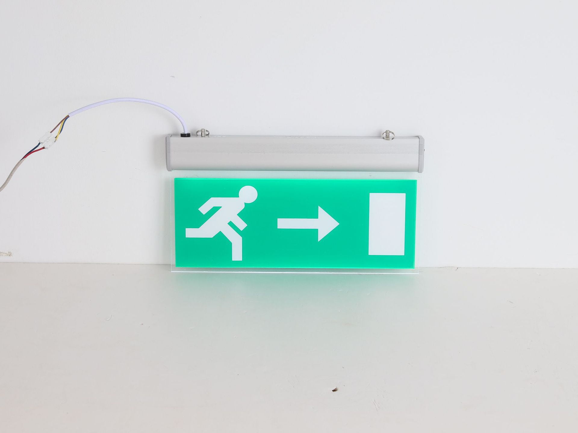Acrylic tag fire indicator light floor safety exit one-way arrow ...