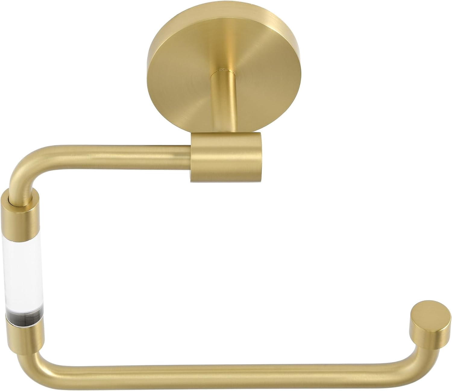 Acrylic toilet paper holder, matte gold - Walmart.com