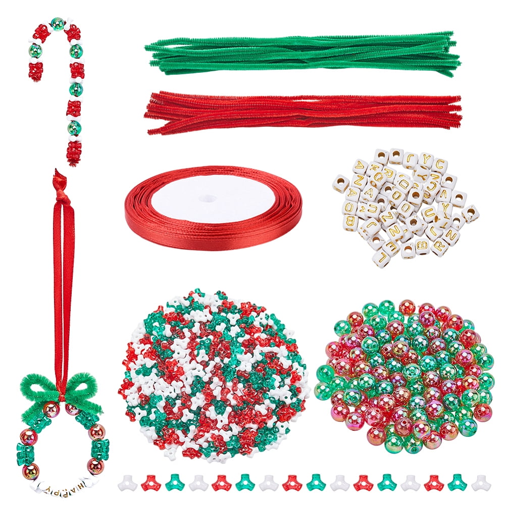 Acrylic with Plastic Christmas Candy Beading Set Mixed Color colorful ...