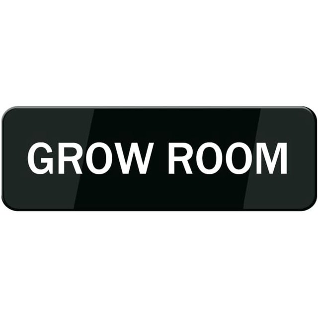 AcrylicGrow Room Sign For Rest Stops Public Restrooms Restaurant Salons ...
