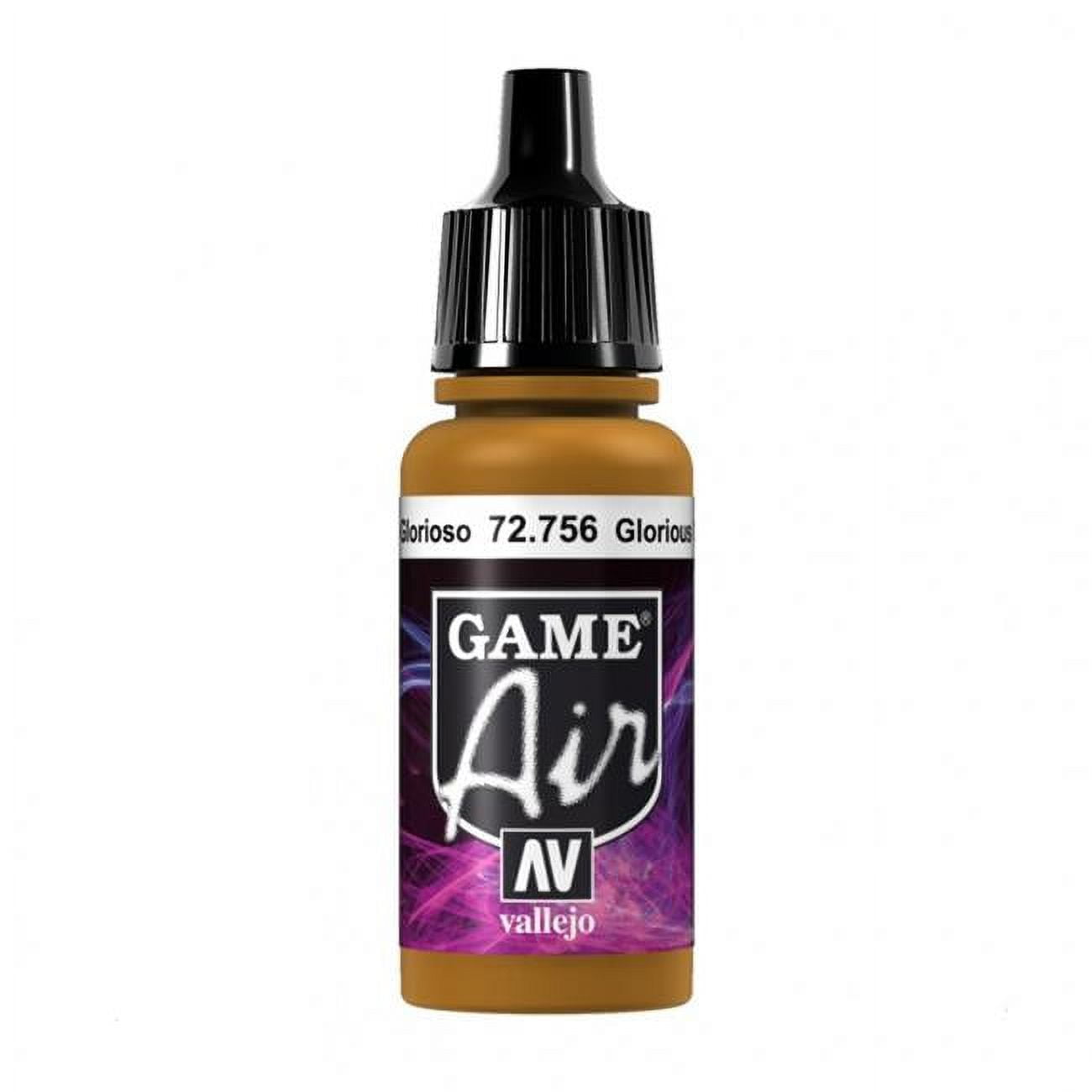 Acrylicos Vallejo VJP72756 Game Air Glorious Gold Acrylic Paint ...