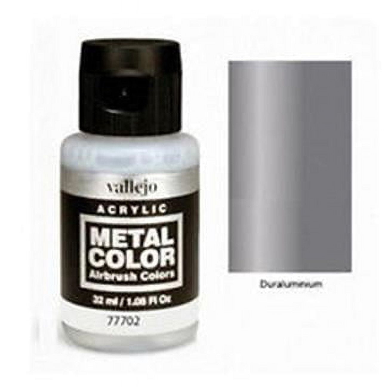 Acrylicos Vallejo VJP77702 32 ml Duraluminium Metal Color Paint ...