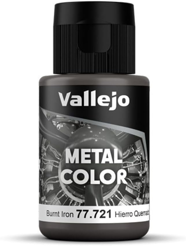 Acrylicos Vallejo VJP77721 Metal Color Burnt Iron - 32 ml - Walmart.com