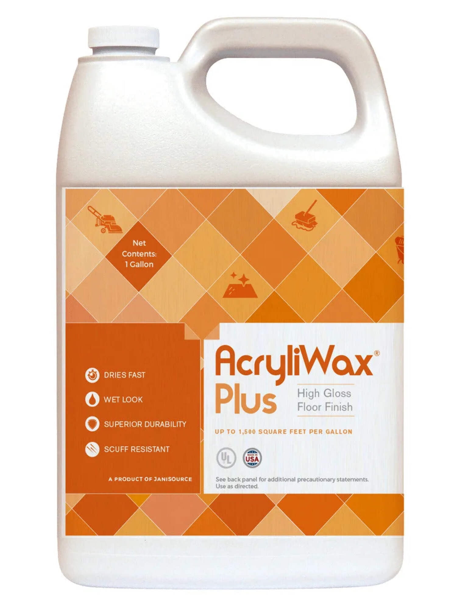 Acryliwax Plus Commercial Floor Finish, 1 Gallon - Walmart.com