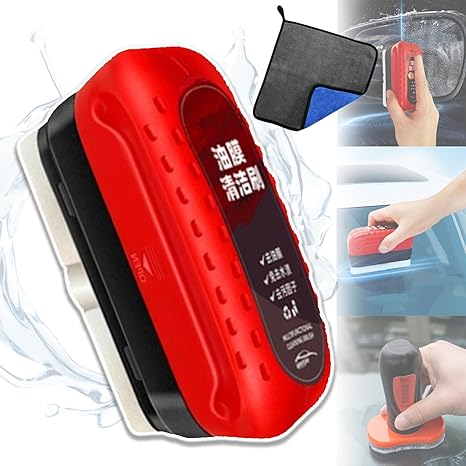 Acsart Glass Cleaning Board, Acsart Oil Film Cleaning Brush for Car ...