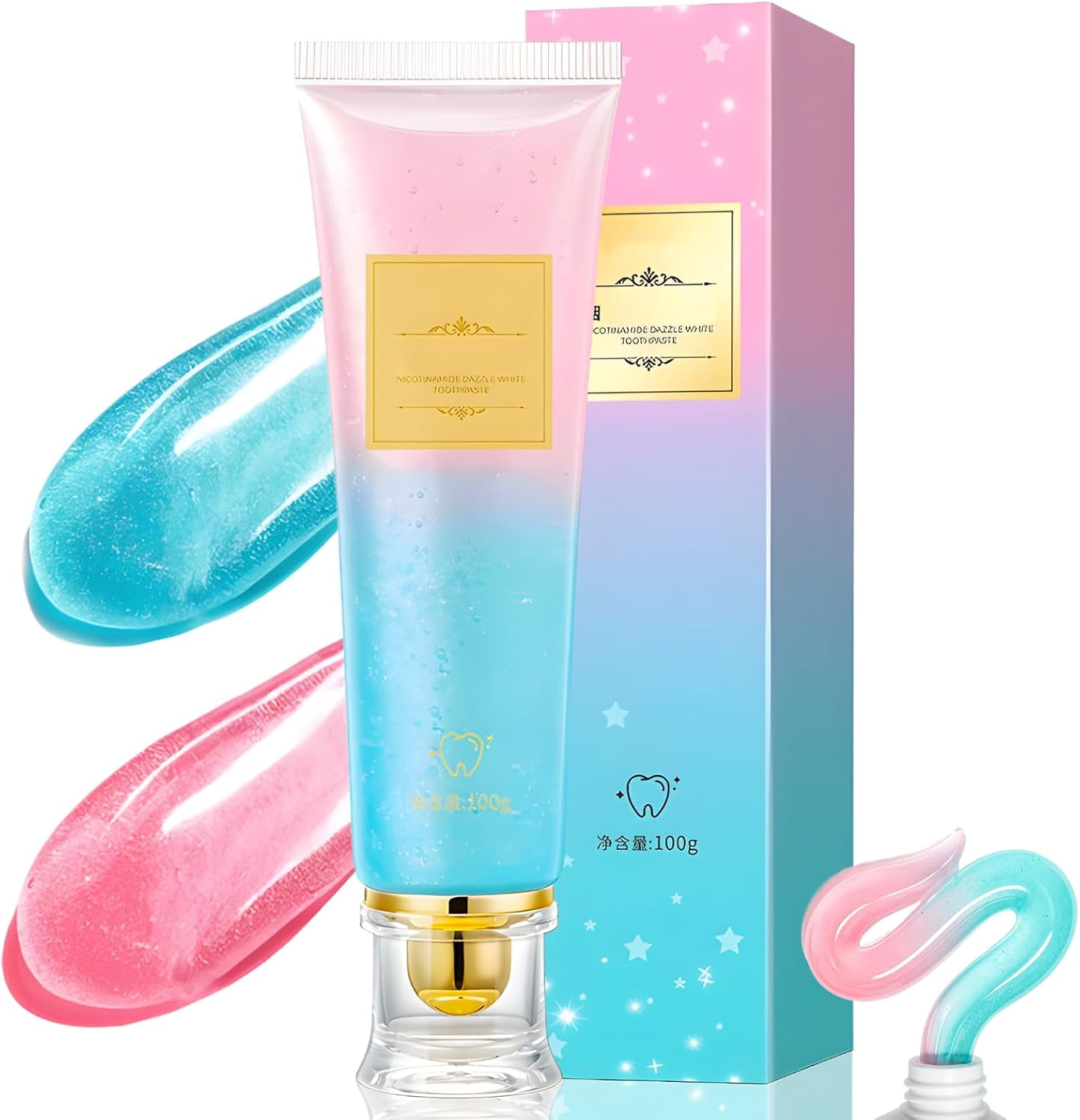 Acss-Art Radi-Ant Whitening Toothpaste, 100g Easilyous Bright White ...