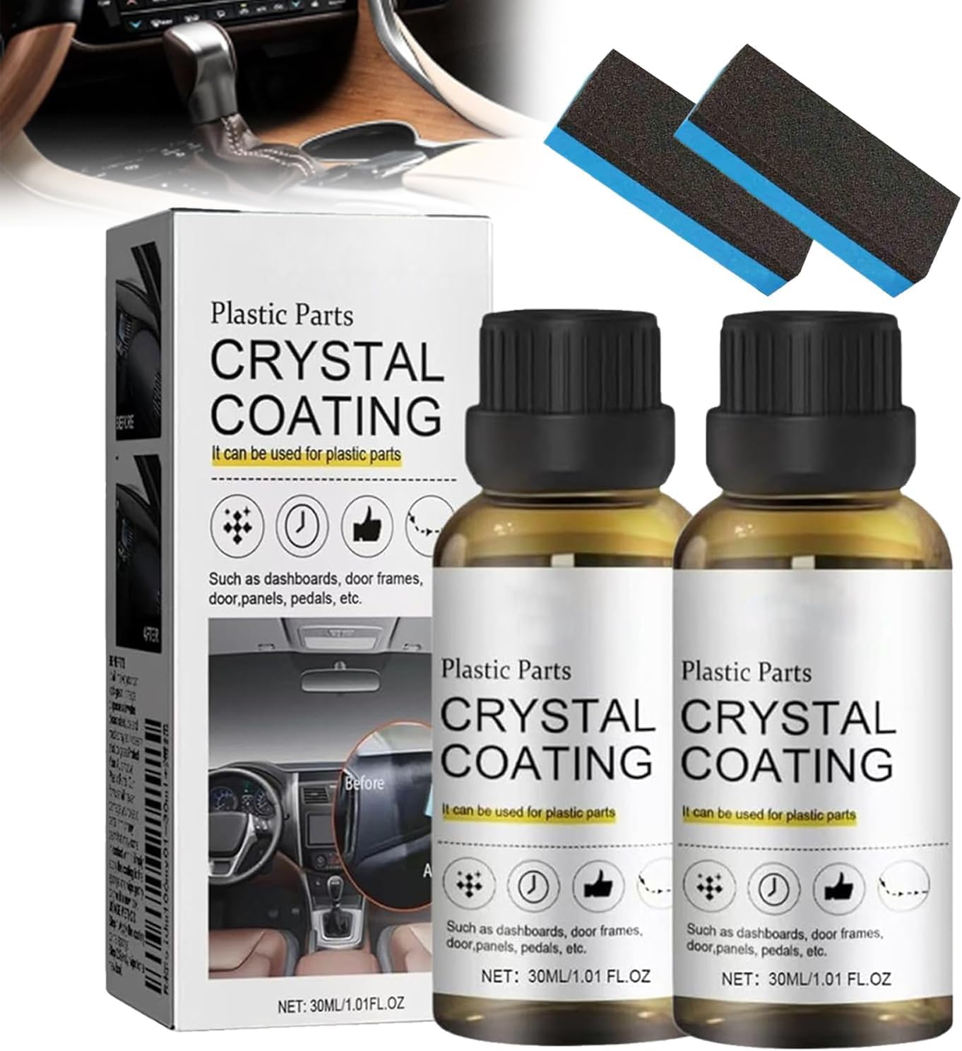 Acssart Crystal Coating for Car Plastic Parts,Crystal Coating for car ...