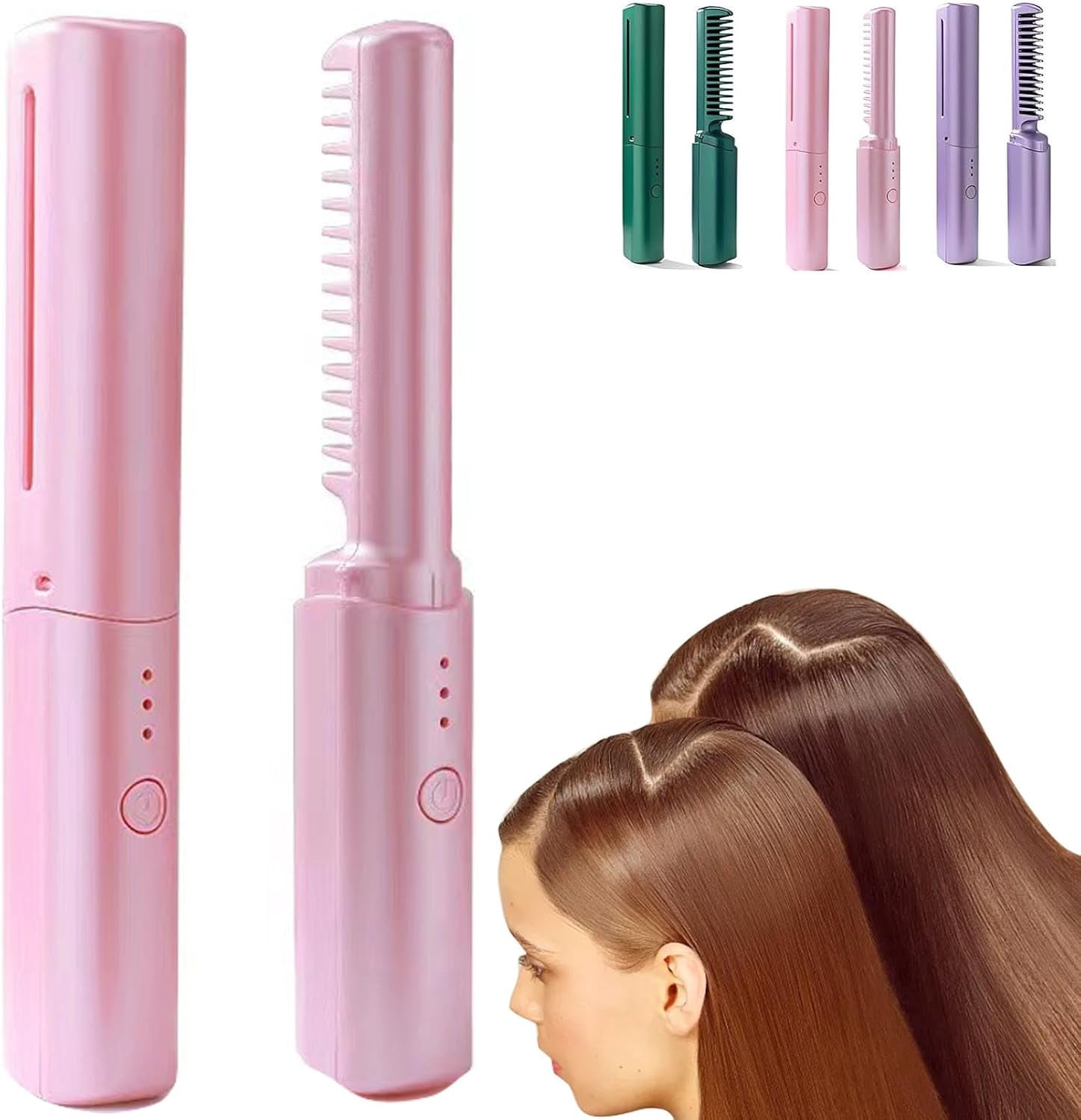 Act Comb, Hairdressing Comb,Mini Dual Purpose Curling Iron ...