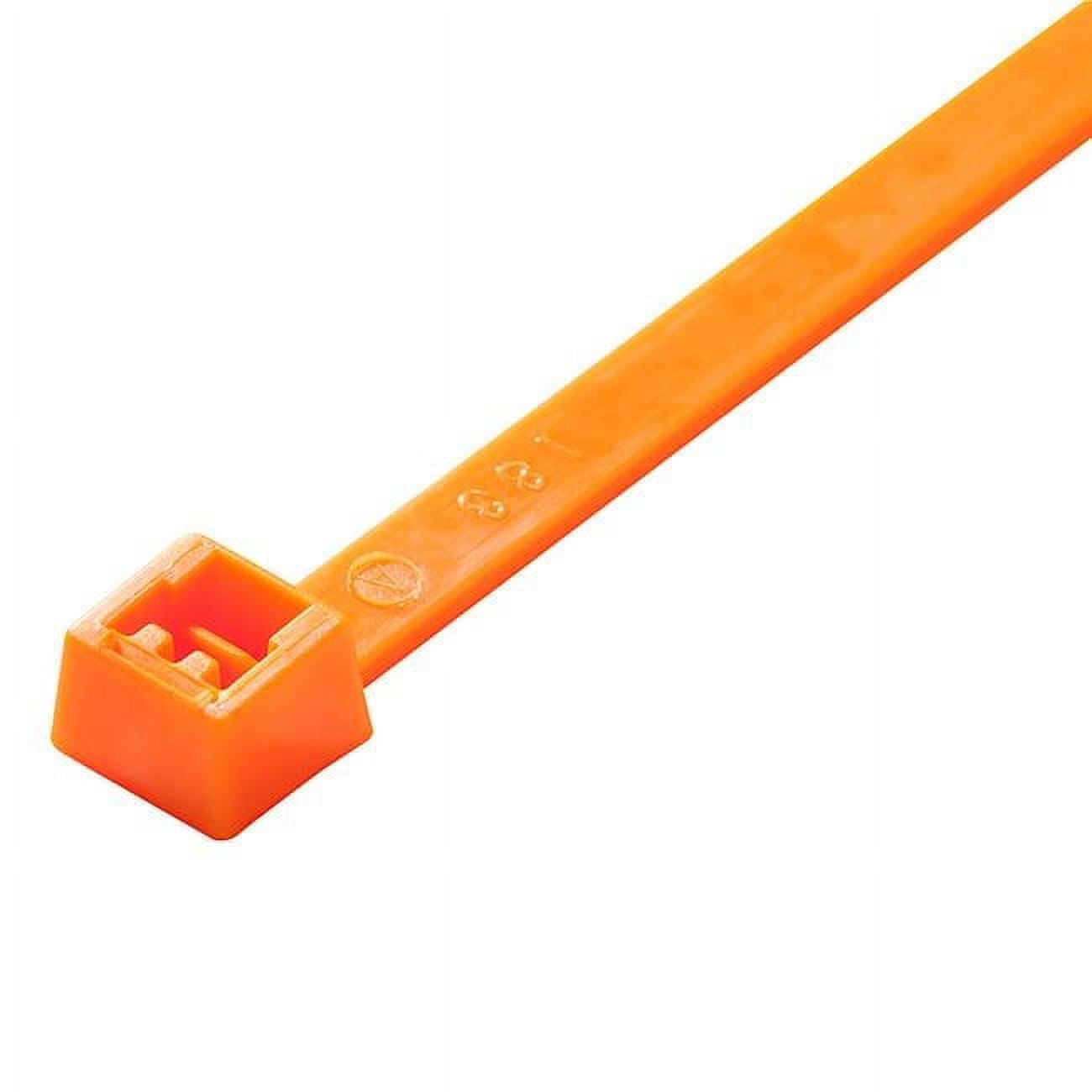 Act Fastening Solution ACAL-07-50-3-C 7 in. 50 lbs Cable Tie, Orange ...