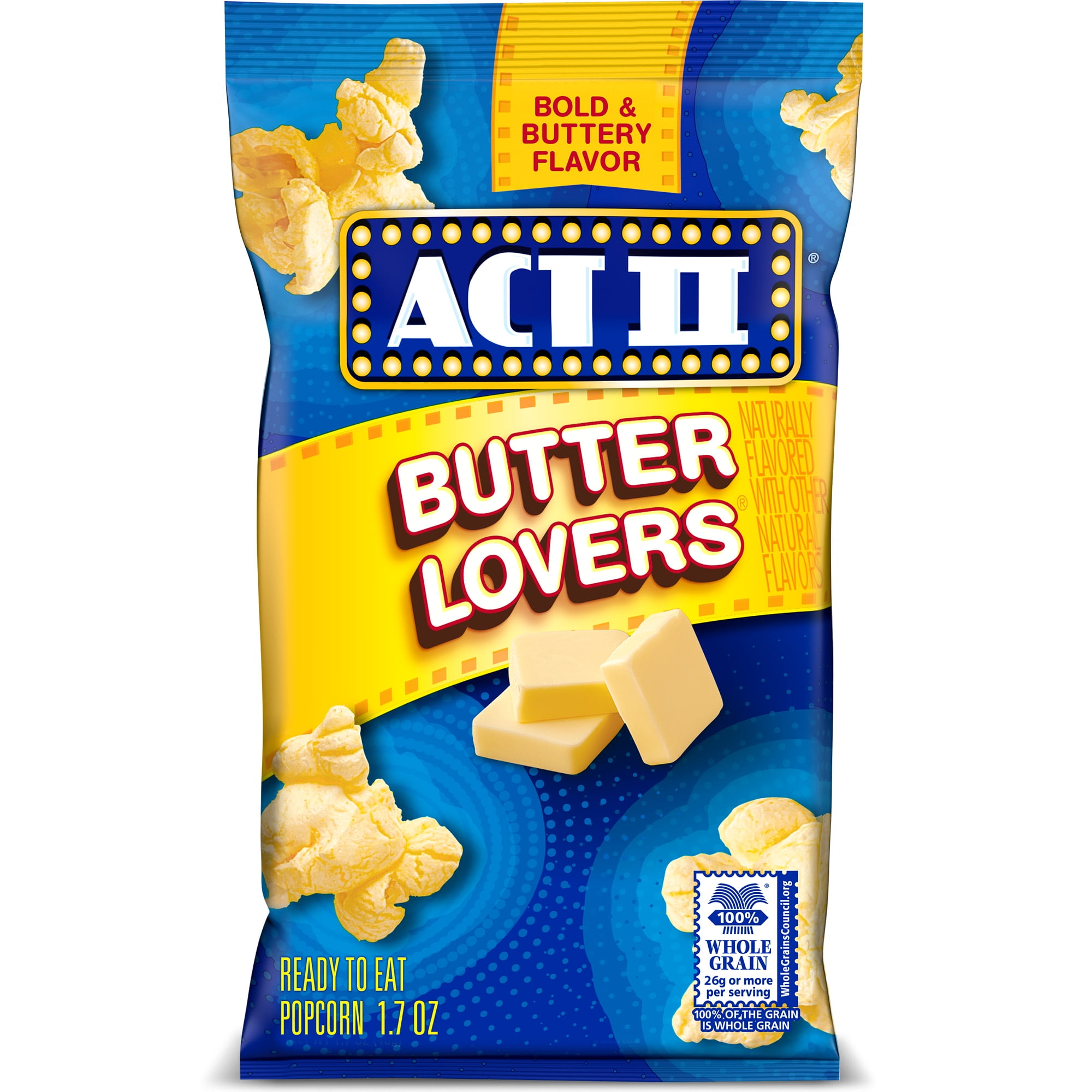 Act II Butter Lovers Popped Popcorn, 1.75 oz. Bags - Walmart.com