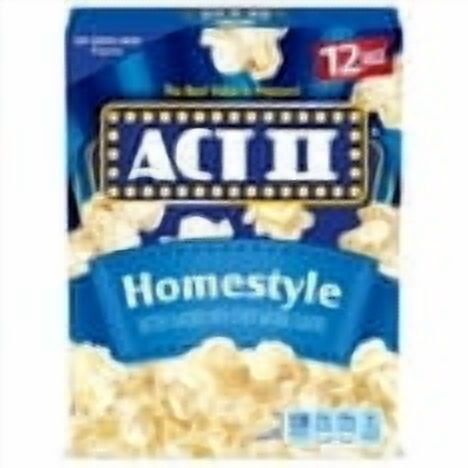 Act II Homestyle Microwave Popcorn, 2.75 oz., 12 Count Bags-Pack of 2 ...