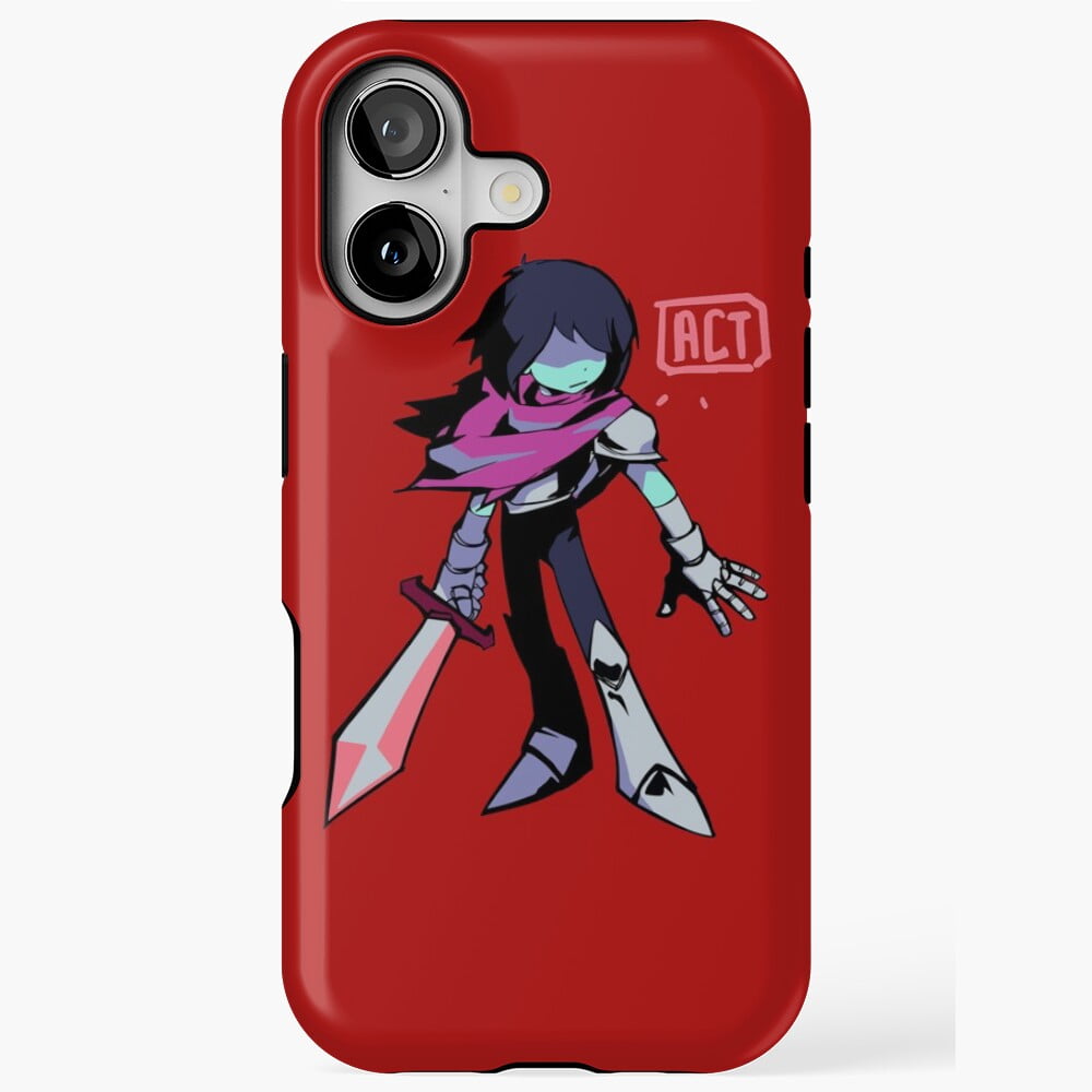 Act Kris Deltarune Meme Retro Pixel Cartoon Graphic Case for iPhone 11 ...
