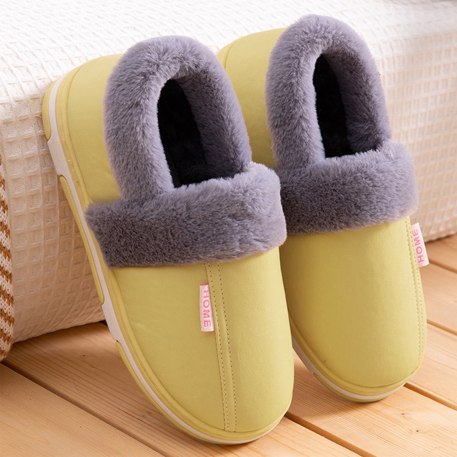 Act Now! HIMIWAY Stay Cozy and Chic with Our Trendy Cotton Slippers ...