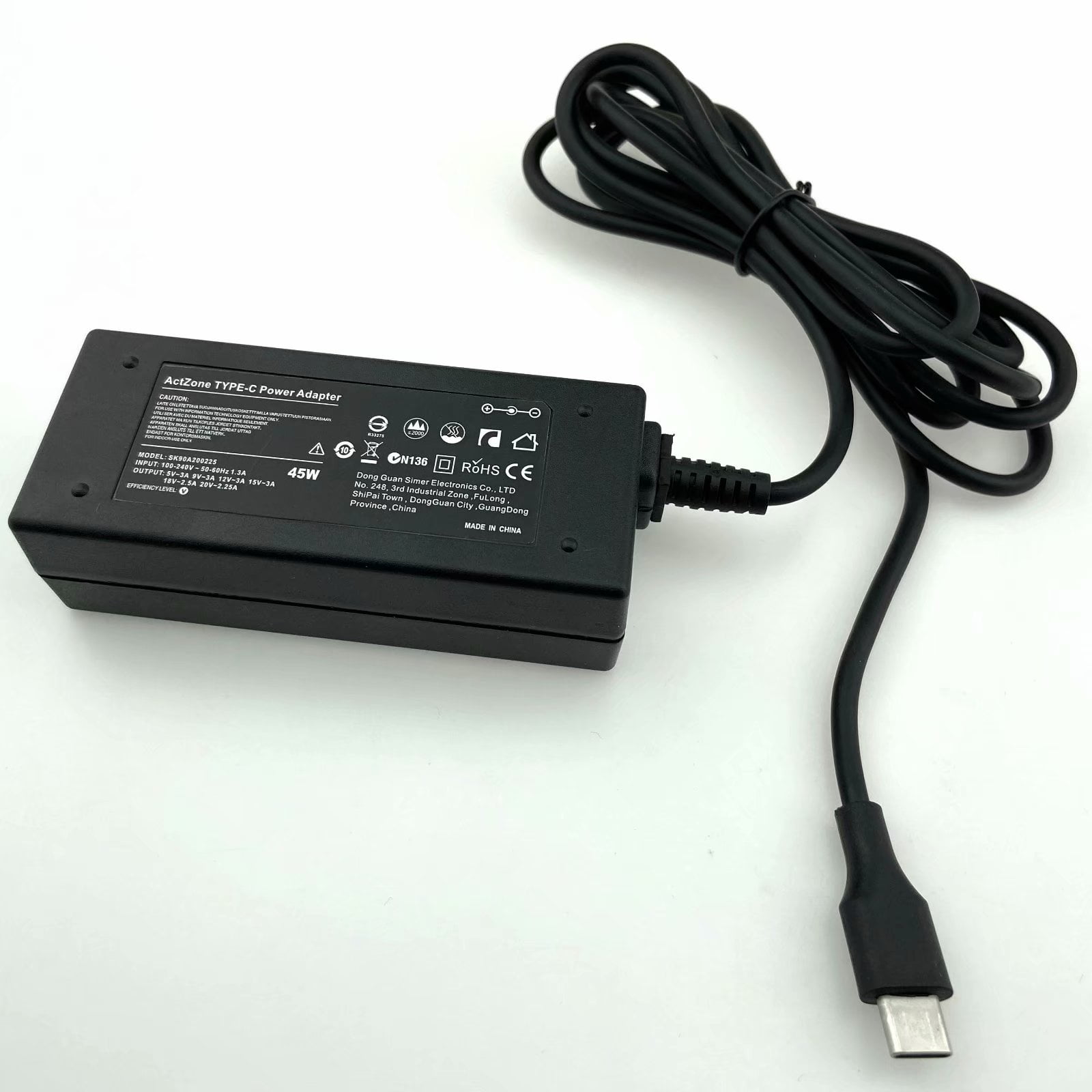 ActZone USB C AC adapter Charger for Lenovo N23 Yoga Chromebook ZA26 ...