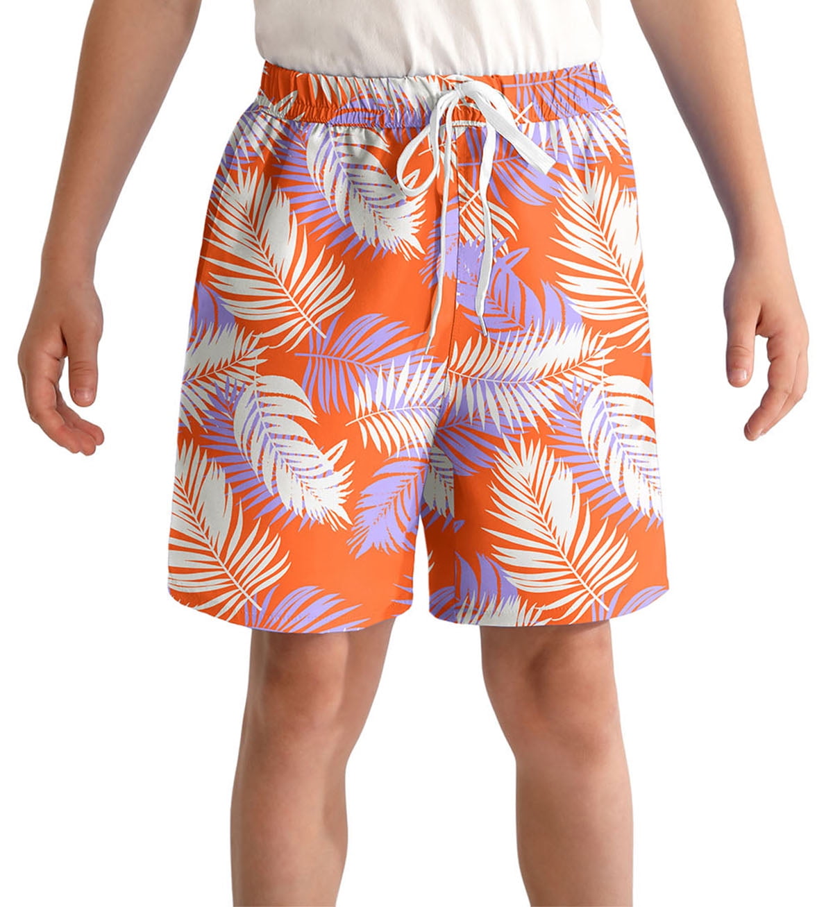 Actgleam Boys Swim Trunks Swim Shorts with Compression Liner Bathing ...