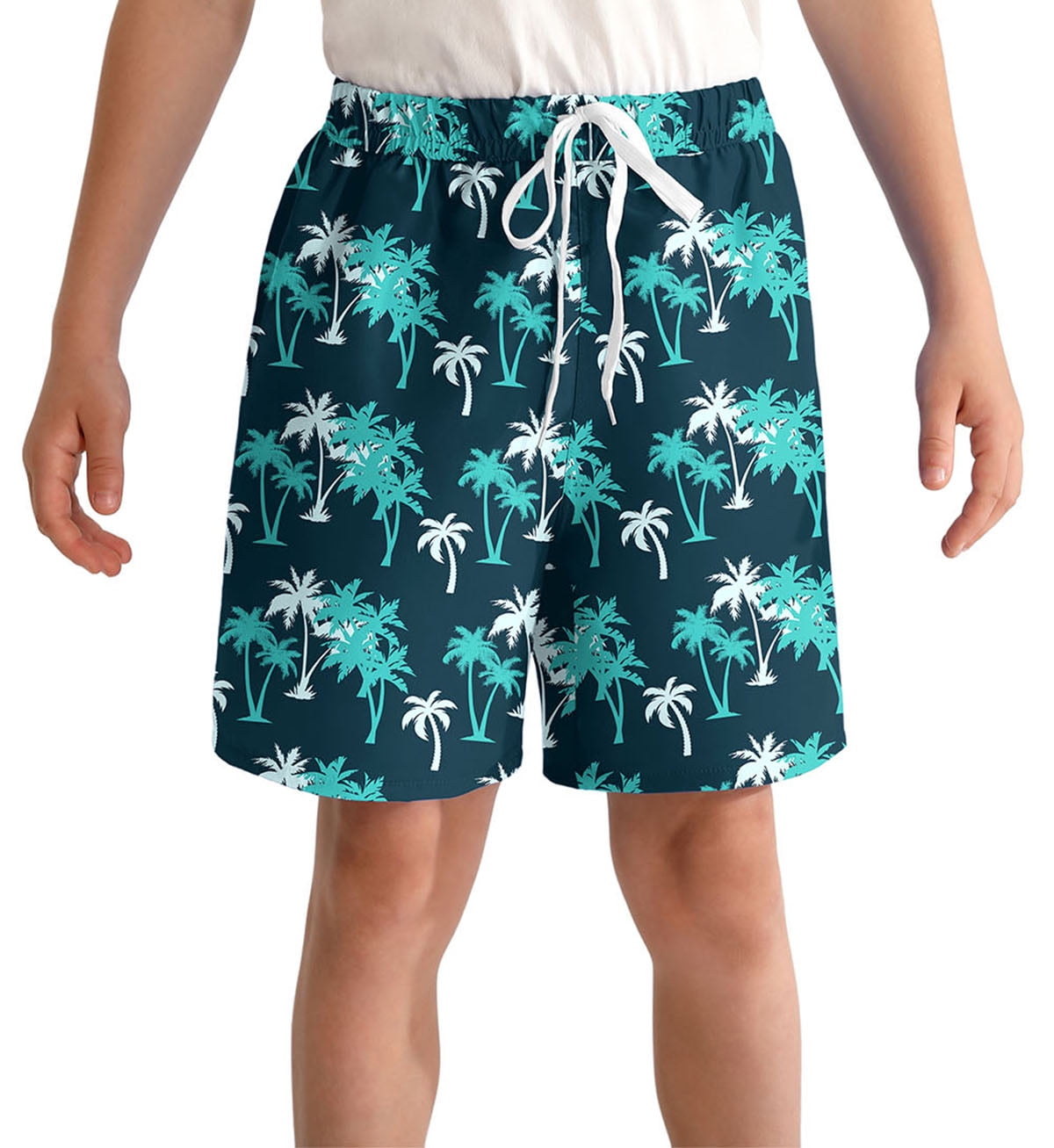 Actgleam Boys Swim Trunks Swim Shorts with Compression Liner Bathing ...
