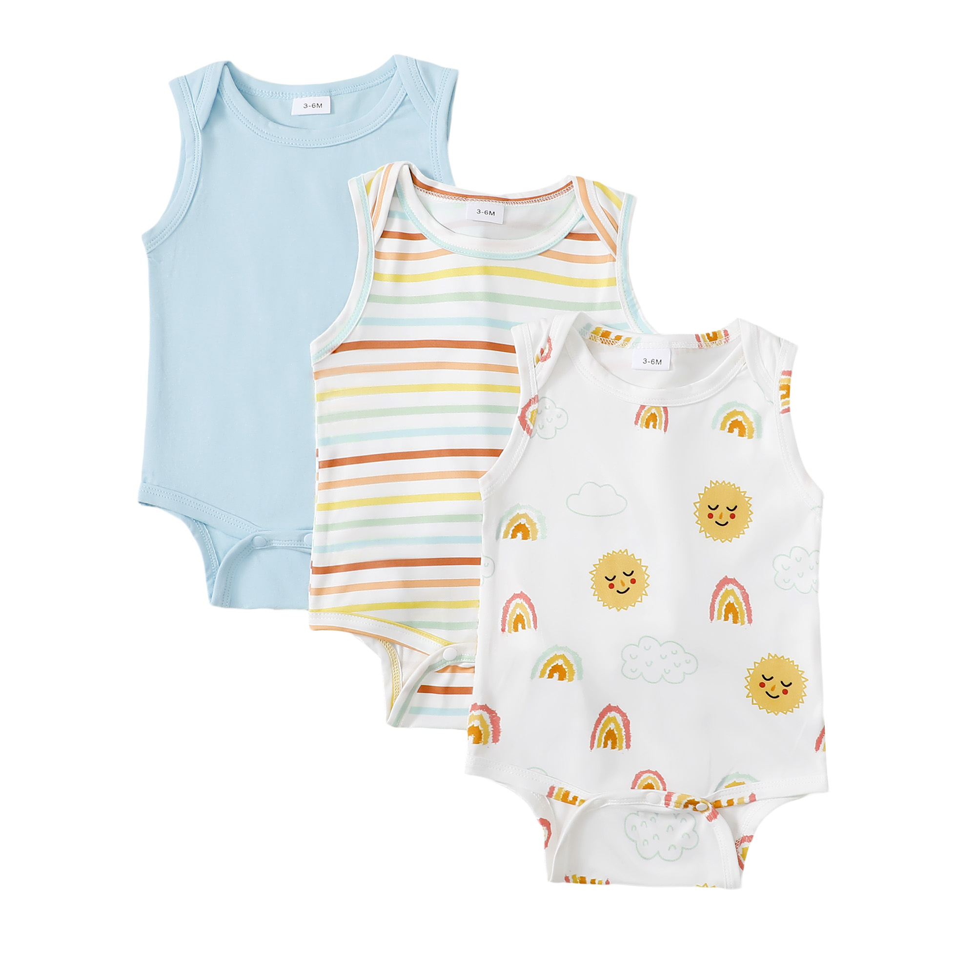 AJTQTH Romper for Infant Baby Newborn One-Piece Cotton Linen Jumpsuit ...