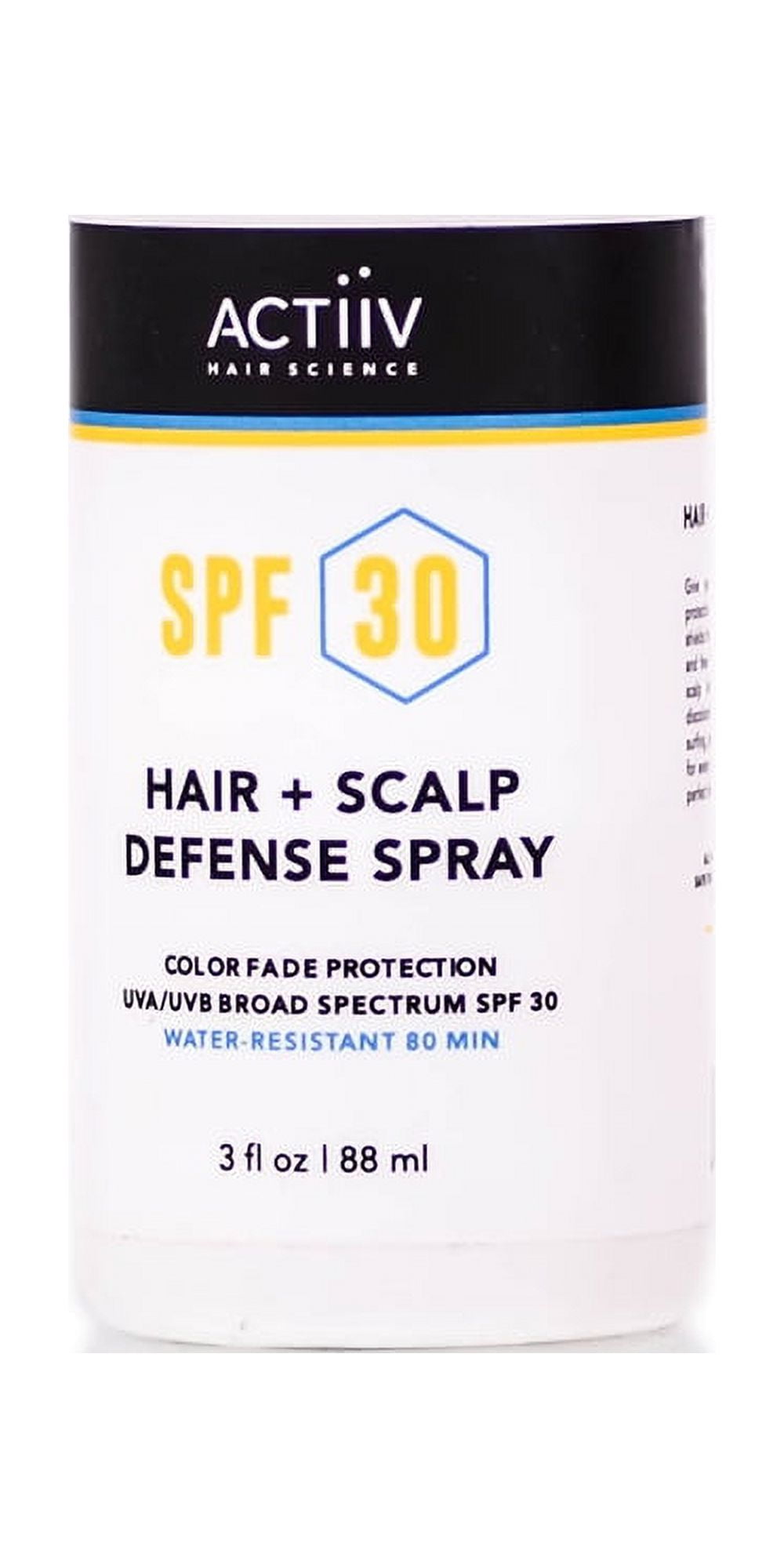 Actiiv Hair Science SPF30 Hair + Scalp Defense Spray - 3 oz - Walmart ...