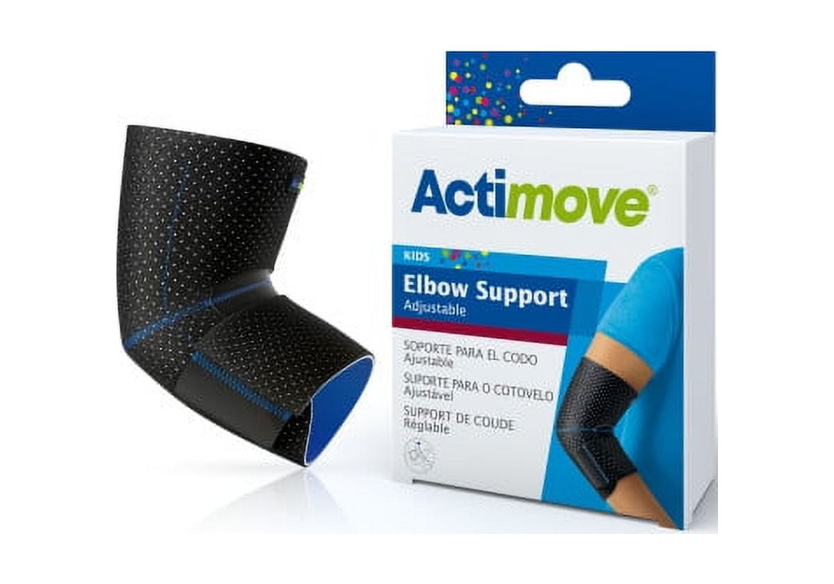 Actimove Kids Elbow Support, Adjustable, Pediatric, Black - Walmart ...