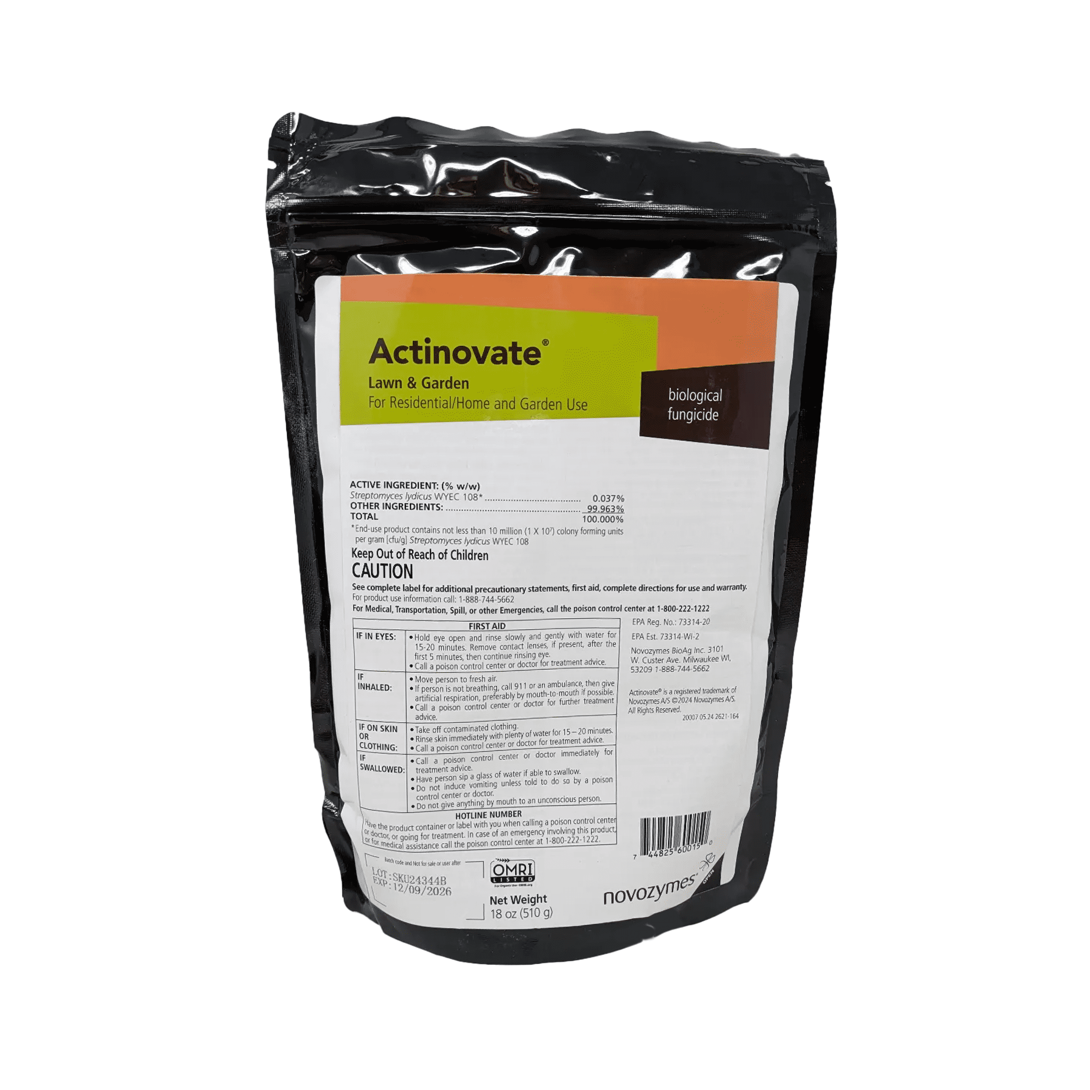 Actinovate L&G Fungicide - OMRI LIsted - 18 oz Pouch by Mycorrhizal ...