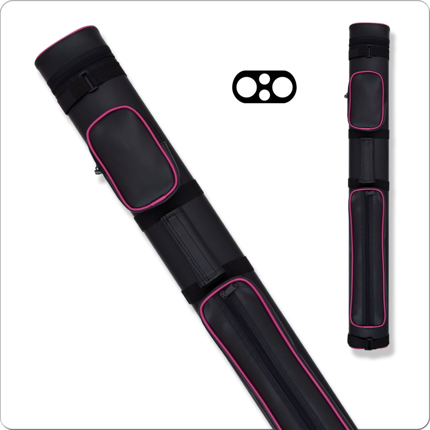 Action Piping ACP22 2x2 Hard Pool Cue Case Billiard Stick Bag Billiards ...
