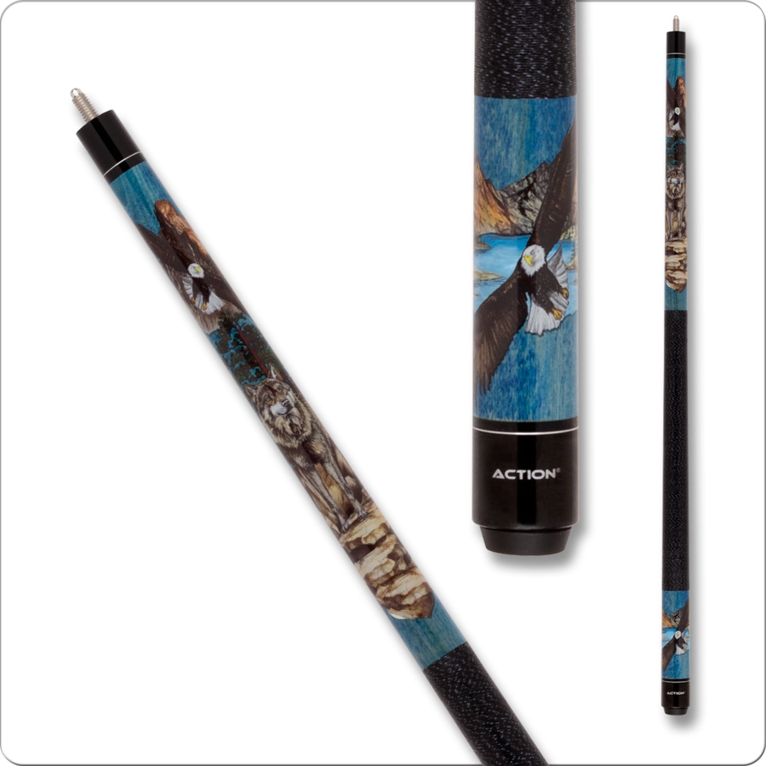 Action ADV122 Adventure Pool Cue Billiard Stick Billiards Cues ...