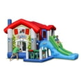 Action Air Bounce House, Inflatable Bouncer with Hoop, Bouncy Castle ...