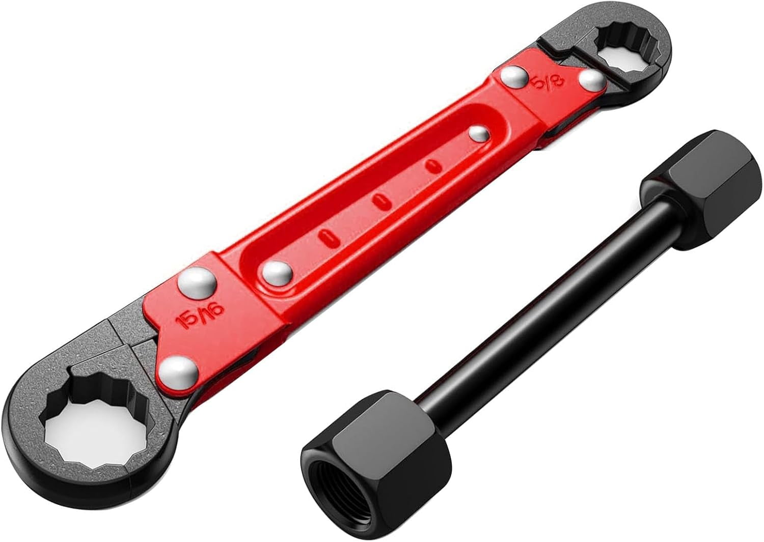 Action Angle Stop Wrench Set with Adjustable Steel Jaws, Plumbing Tools ...