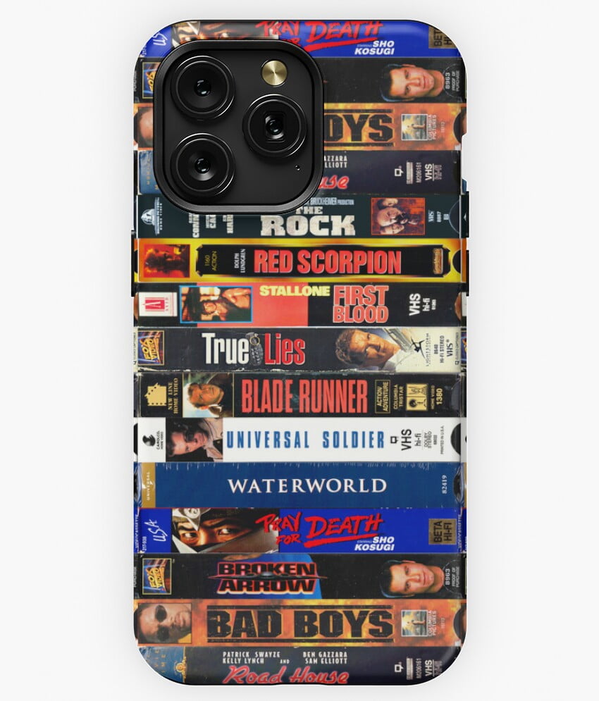 Action Blockbuster Night Retro Movie VHS Graphic A10600 Phone Case for ...