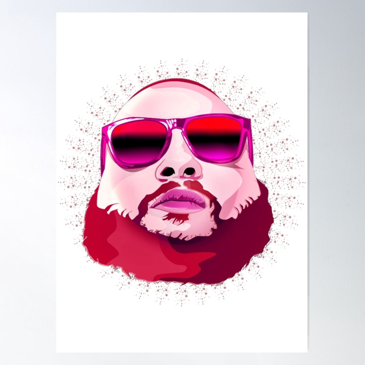 Action Bronson Poster Wall Art, Modern Wall Decor For Living Room ...