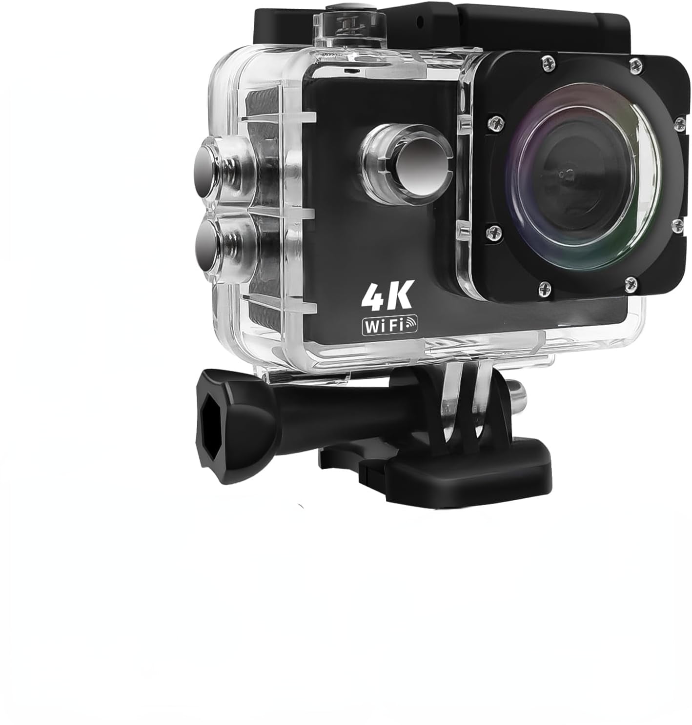 Action Camera 4K 30FPS, Waterproof Camera 30M Ultra HD 131FT Underwater ...