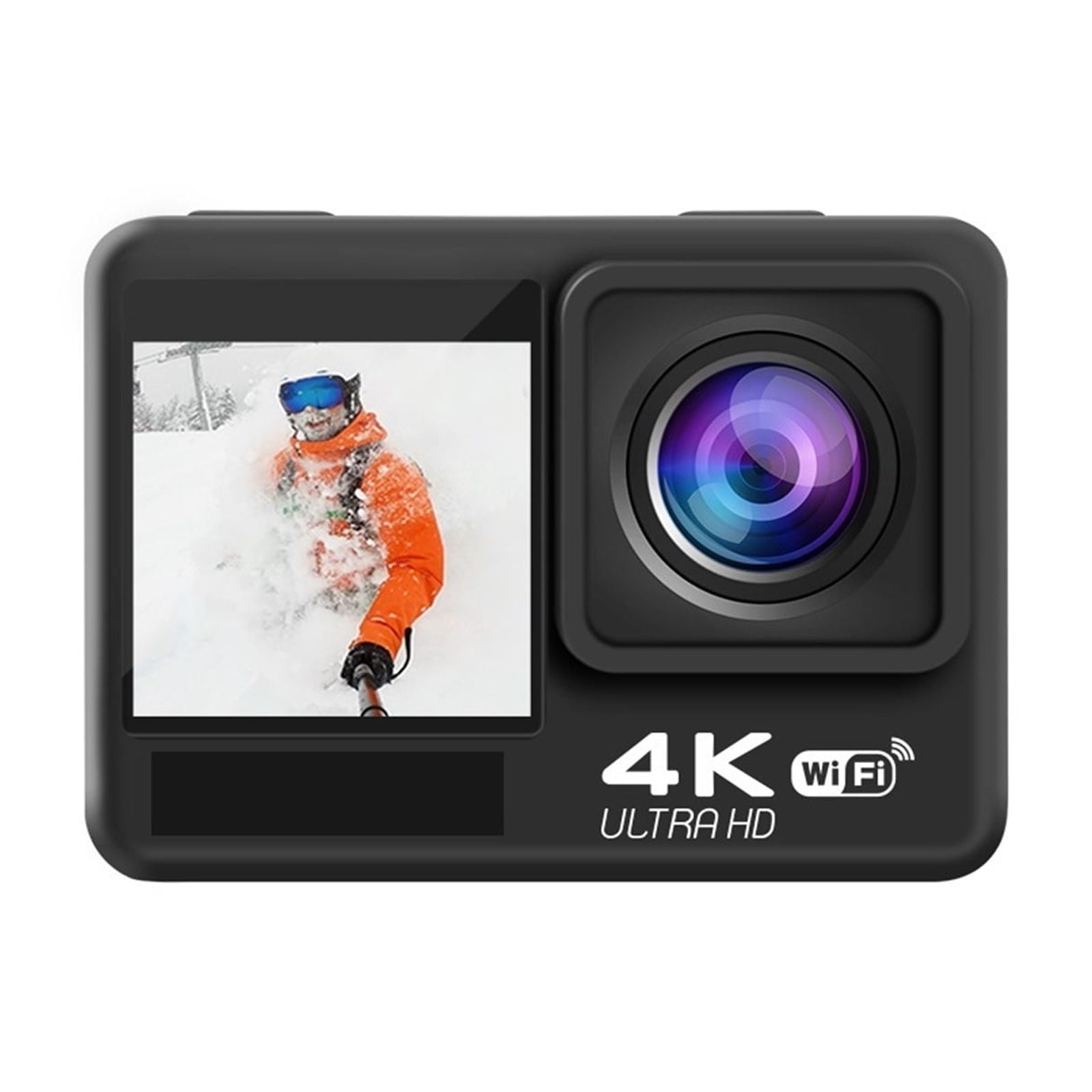 Action Camera, Action Camera 4K 60FPS Cameras 24MP 2.0 Touch LCD 4X EIS ...