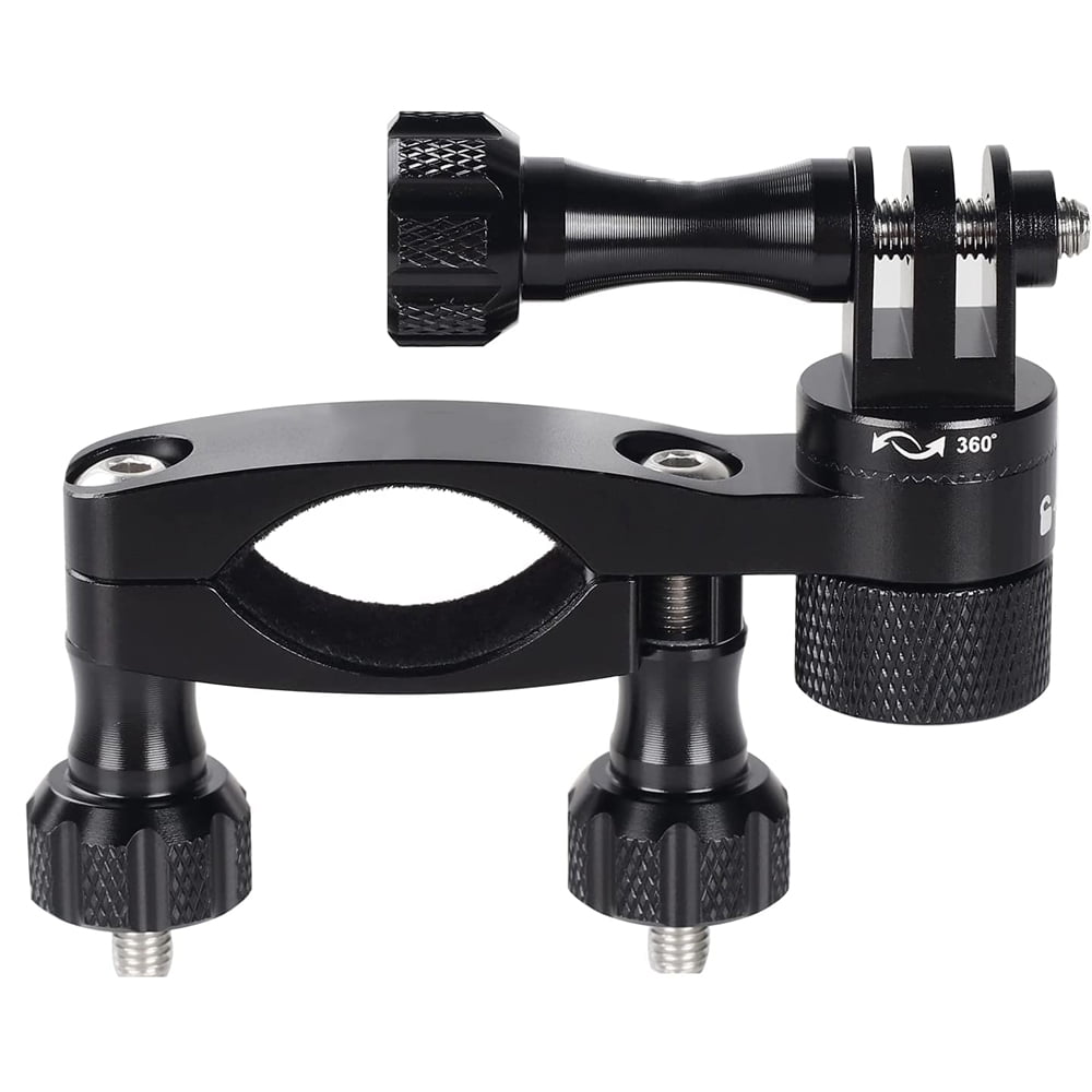 Action Camera Support, Motorcycle Clamp Mount for Handlebar Bike Pole ...
