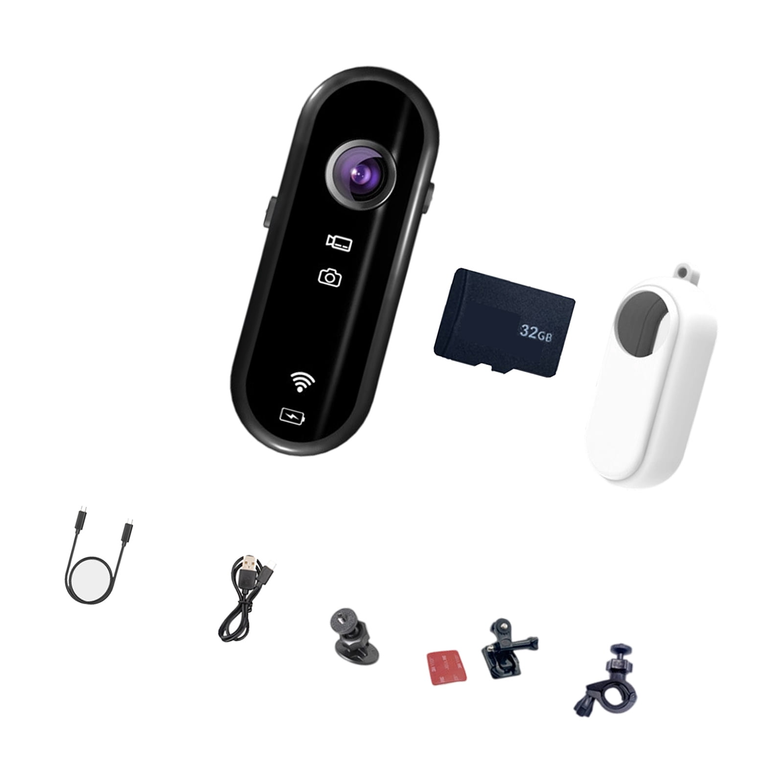 Action Camera Waterproof Sports Camera 1080P Video Recording Thumb Size ...