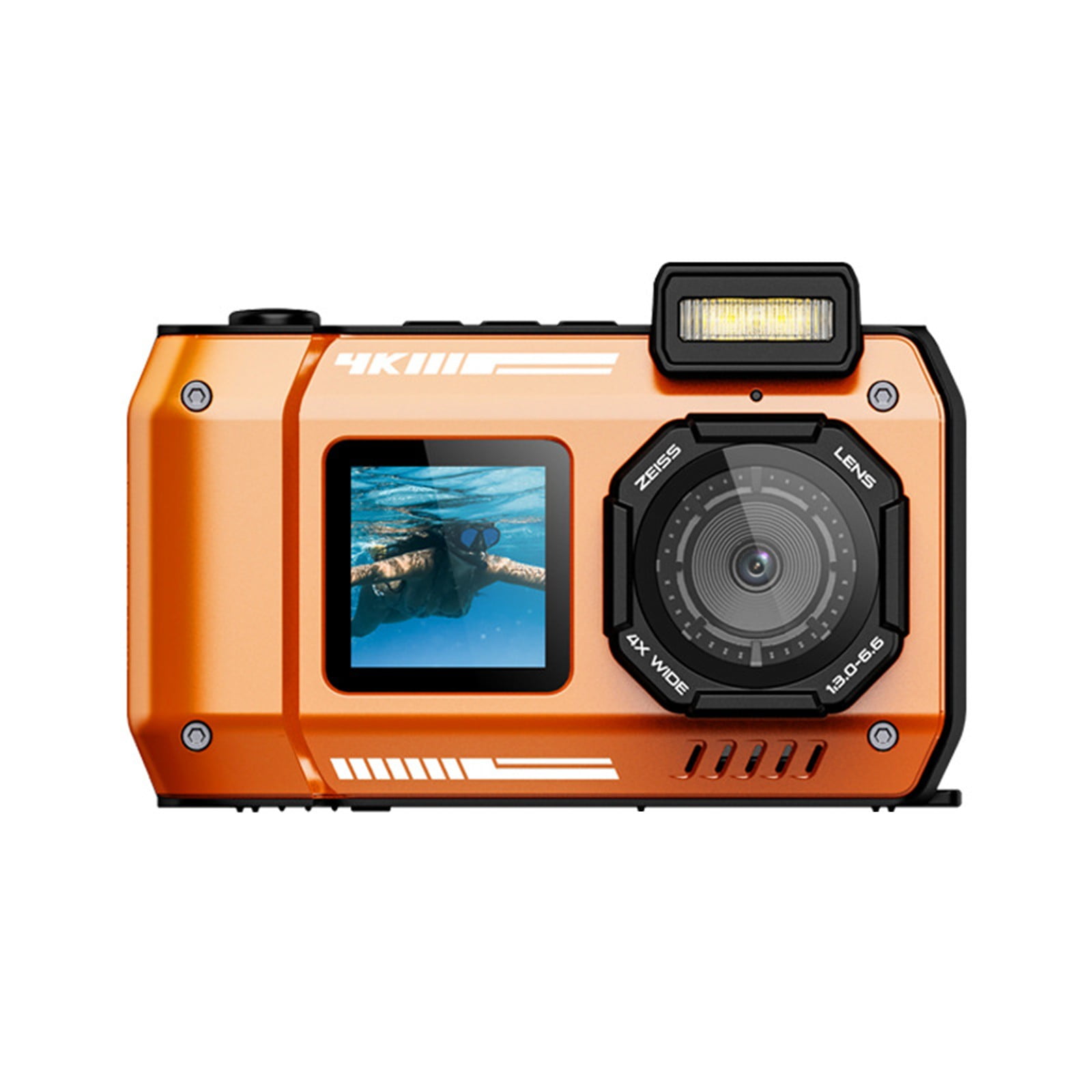 Action Cameras, 6500W High-definition D50 Dual Screen Outdoor Sports ...