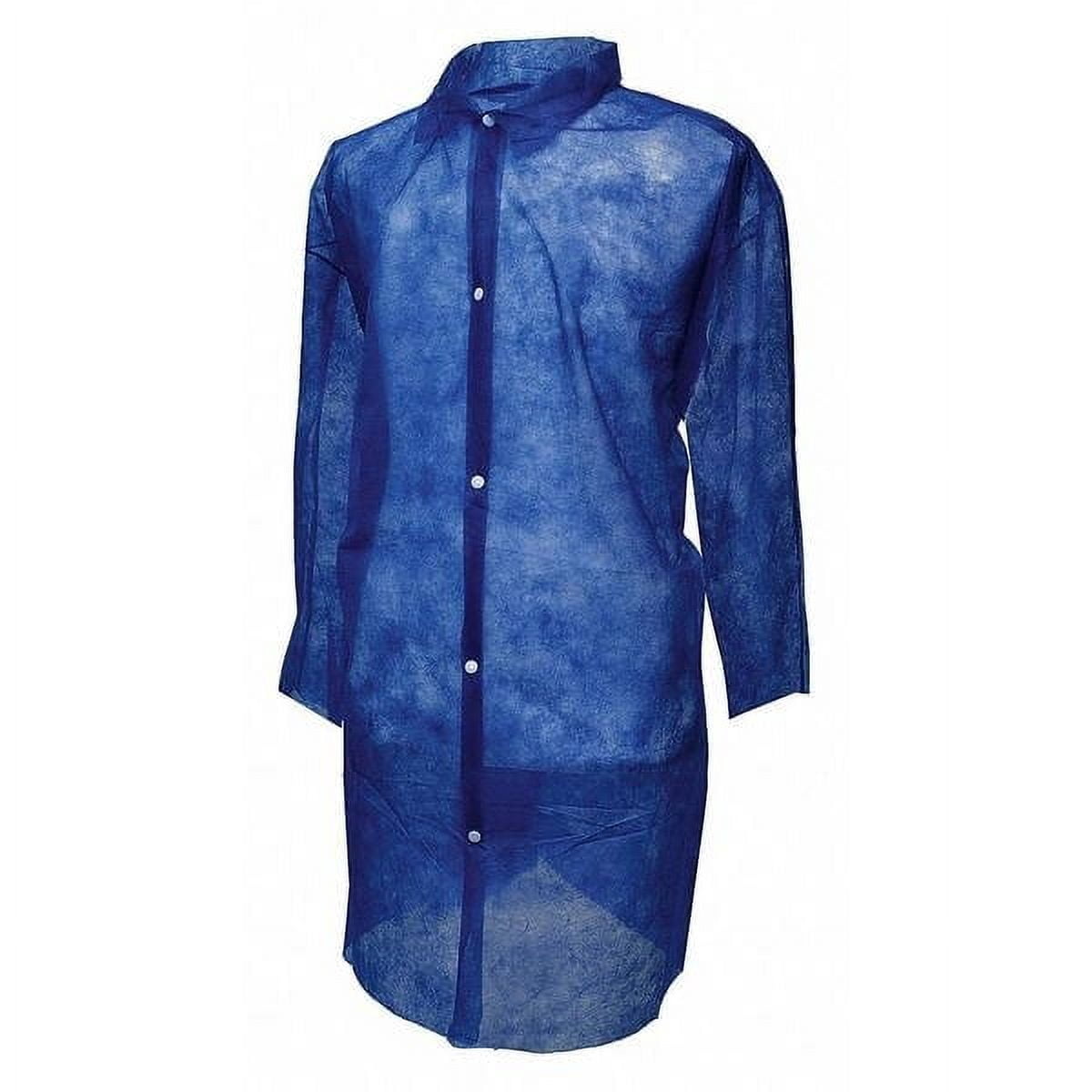 Action Chemical Disp. Lab Coat,4XL,Poly,Blue,PK30 PP110B-4X - Walmart.com