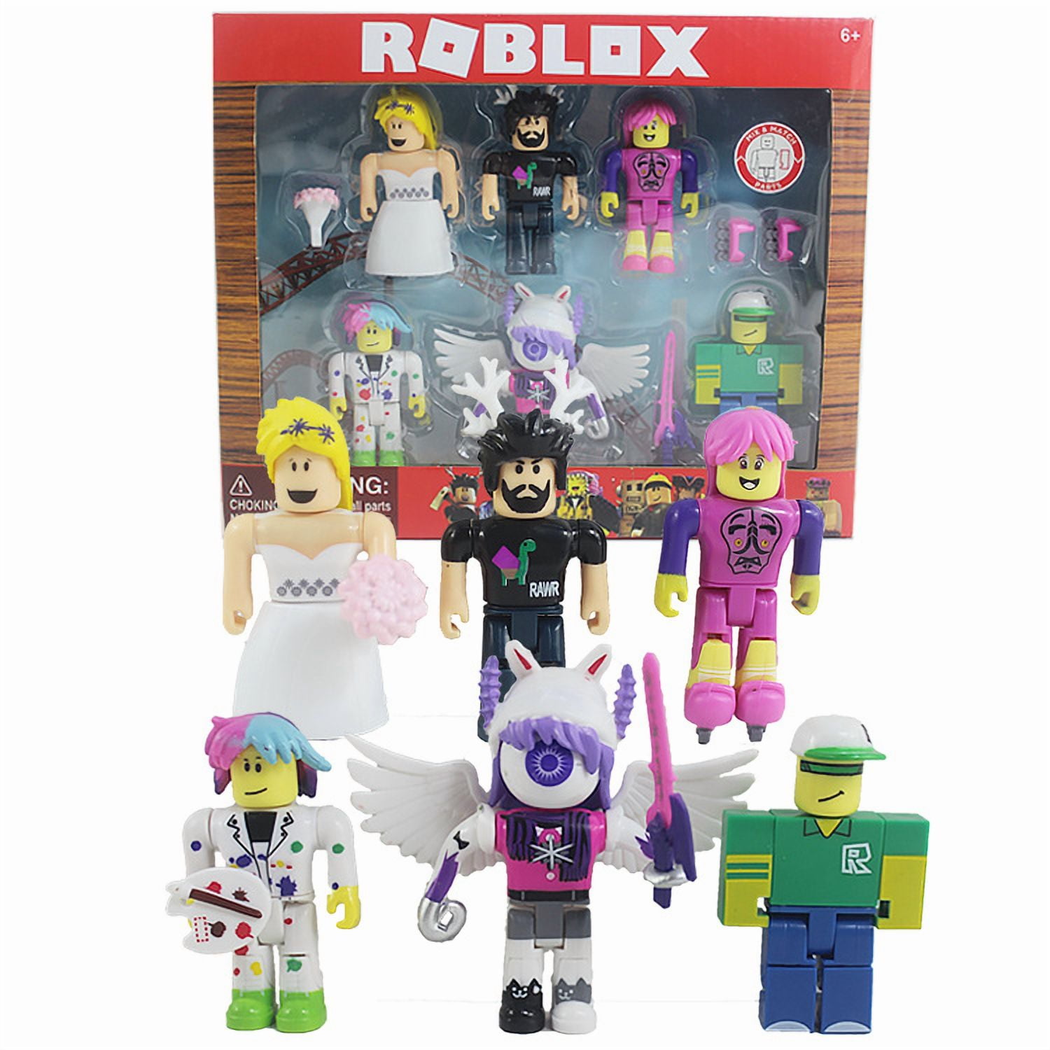 Action Collection - Roblox SIX Figure Pack Roblox Series 6Celebrity ...