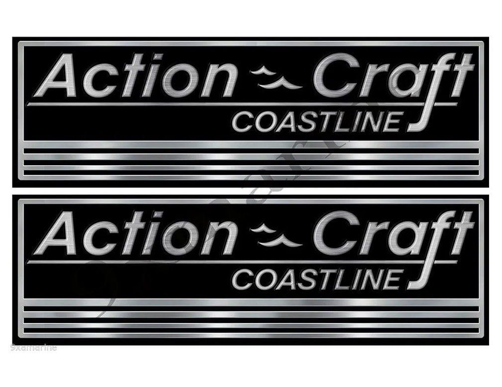 Action Craft Boat Classic Vintage Stickers Remastered - Walmart.com