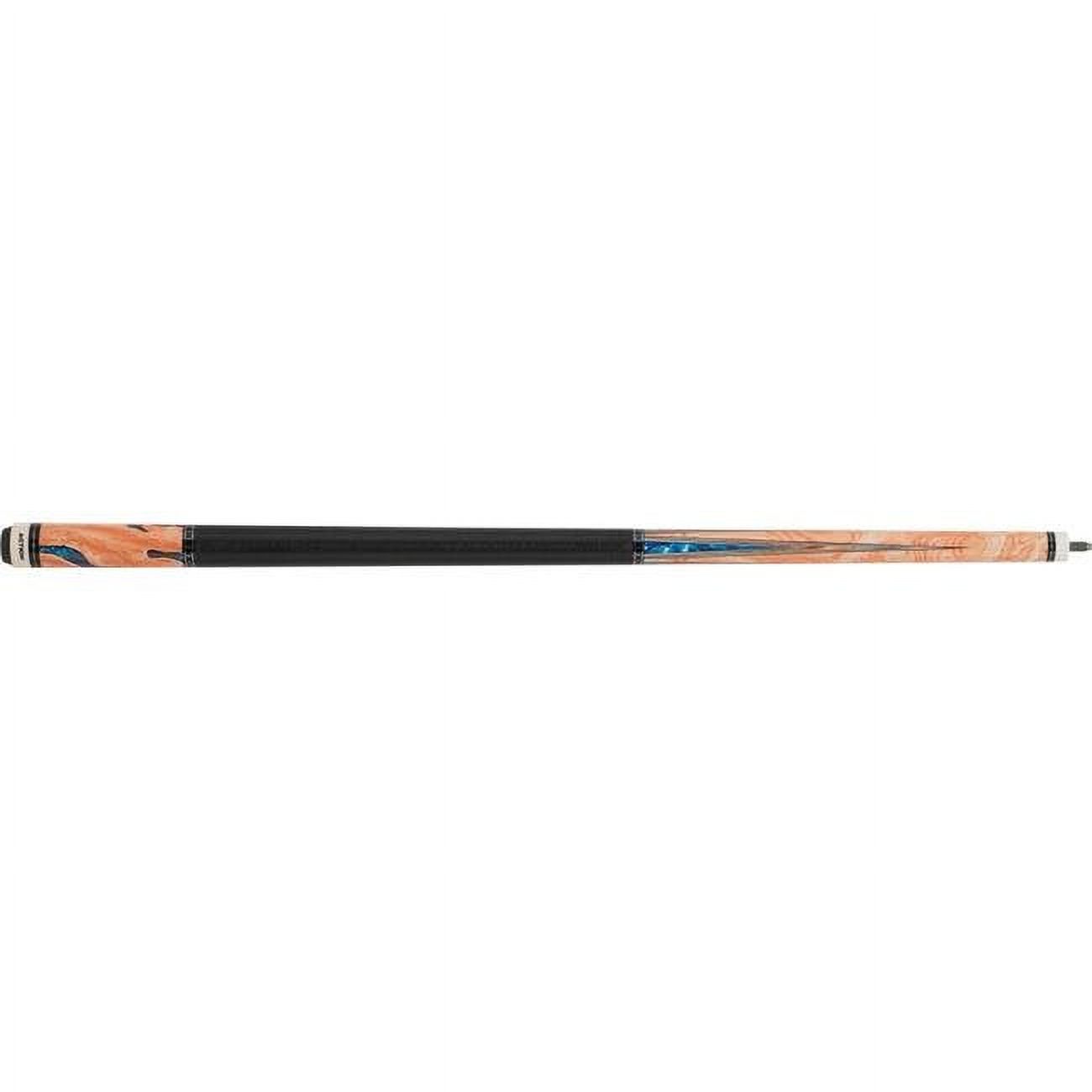 Action Cues ACT153 20 20 oz Action Pool Cue - Burl Wood Overlay with ...